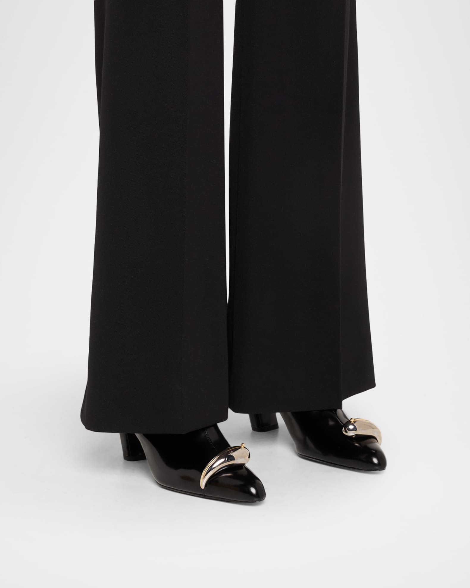 Tory Burch Pierced Leather Ankle Boots | Neiman Marcus