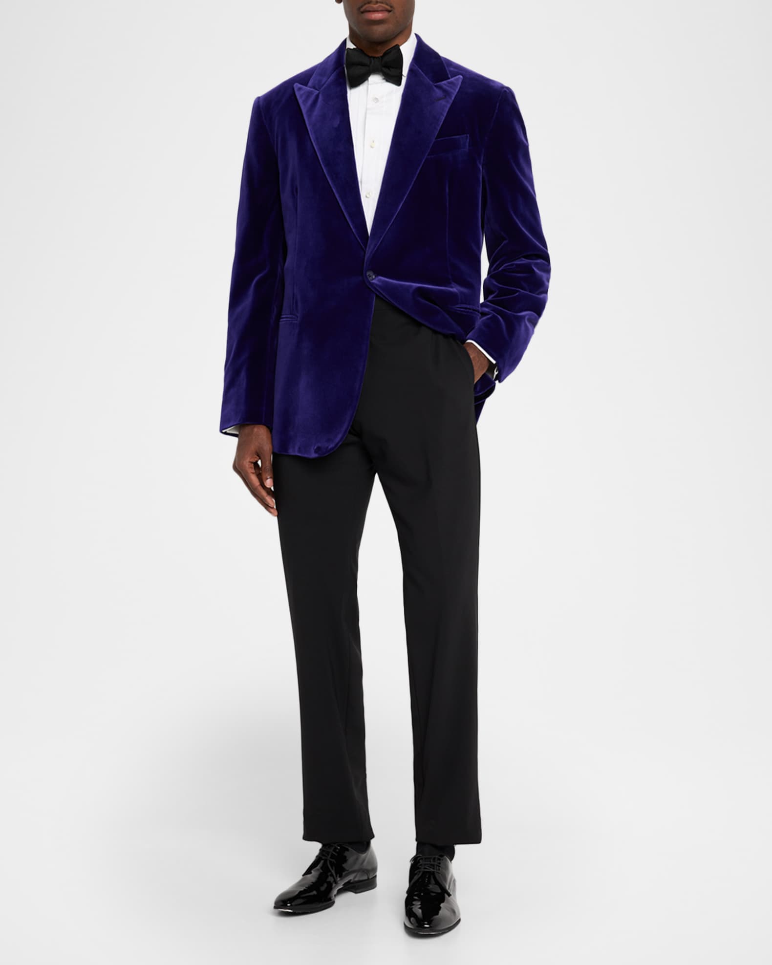 Ralph Lauren Purple Label Men's Kent Hand-Tailored Velvet Jacket ...