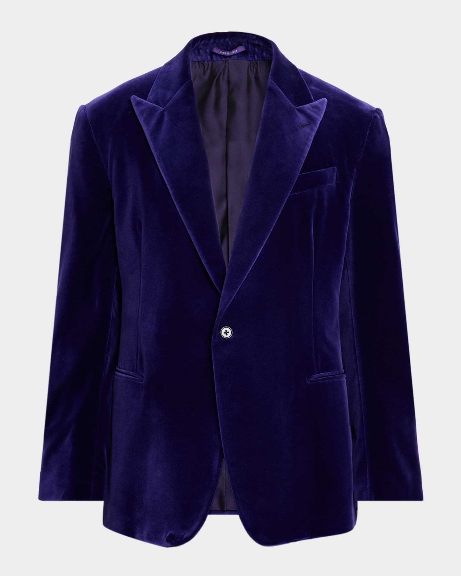 Ralph Lauren Purple Label Men's Kent Hand-Tailored Velvet Jacket ...