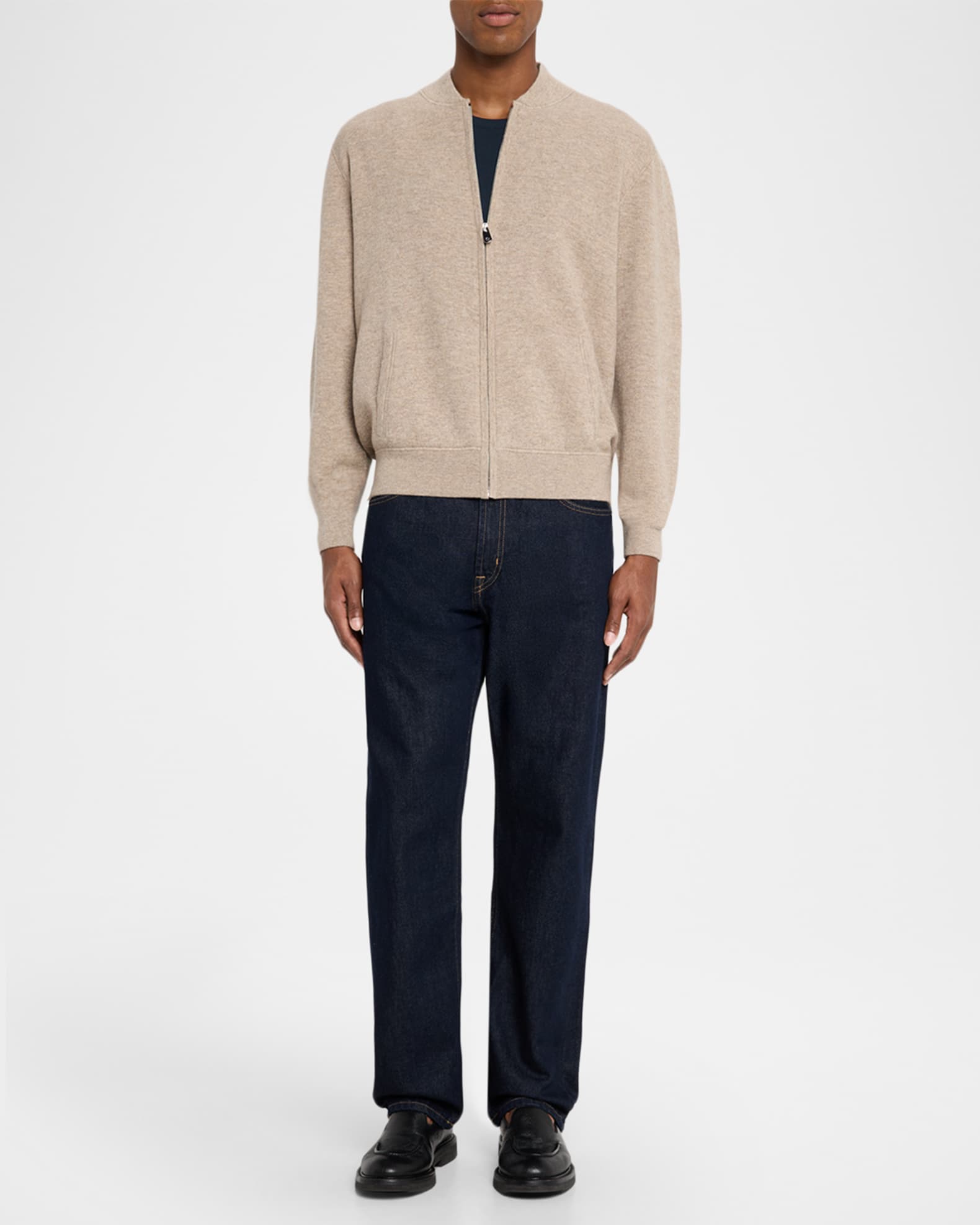 Ralph Lauren Purple Label Men's Cashmere Full-Zip Sweater | Neiman Marcus