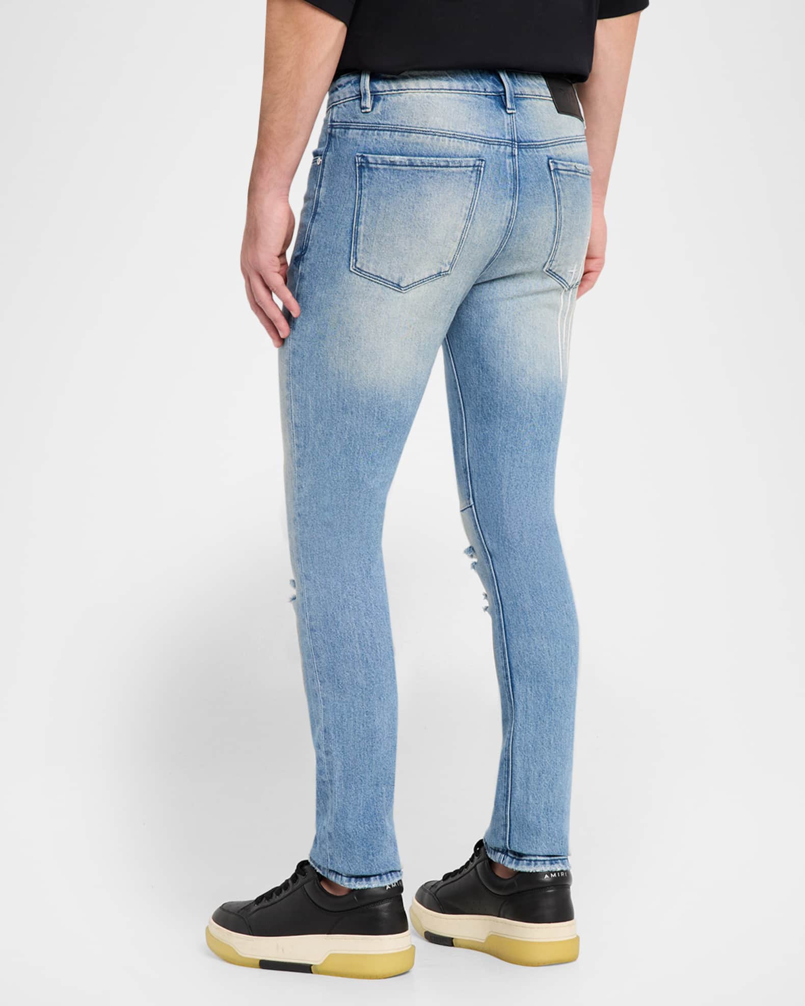 RTA Men's Distressed Skinny Jeans | Neiman Marcus