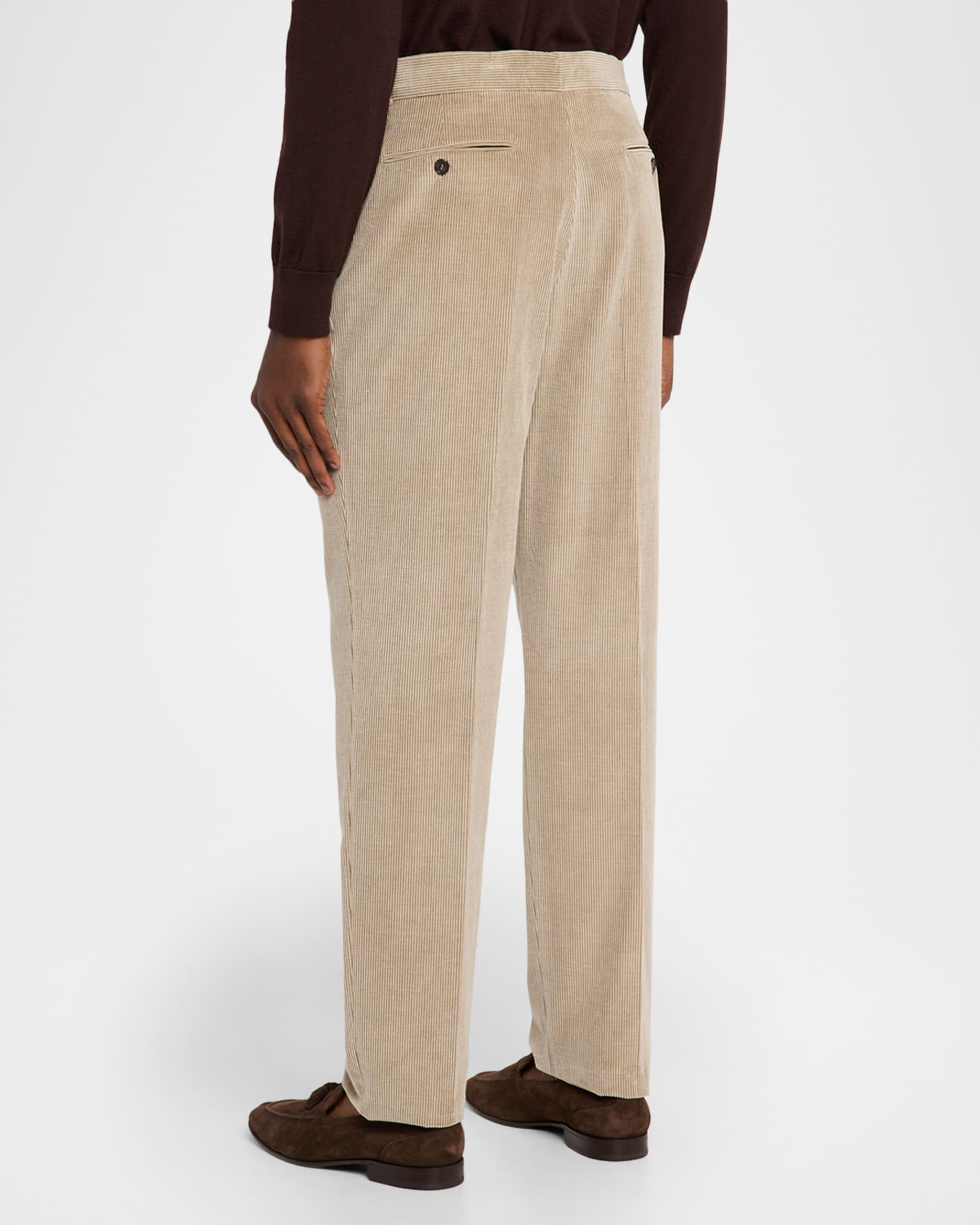 dunhill Men's Cotton-Cashmere Corduroy Pants | Neiman Marcus