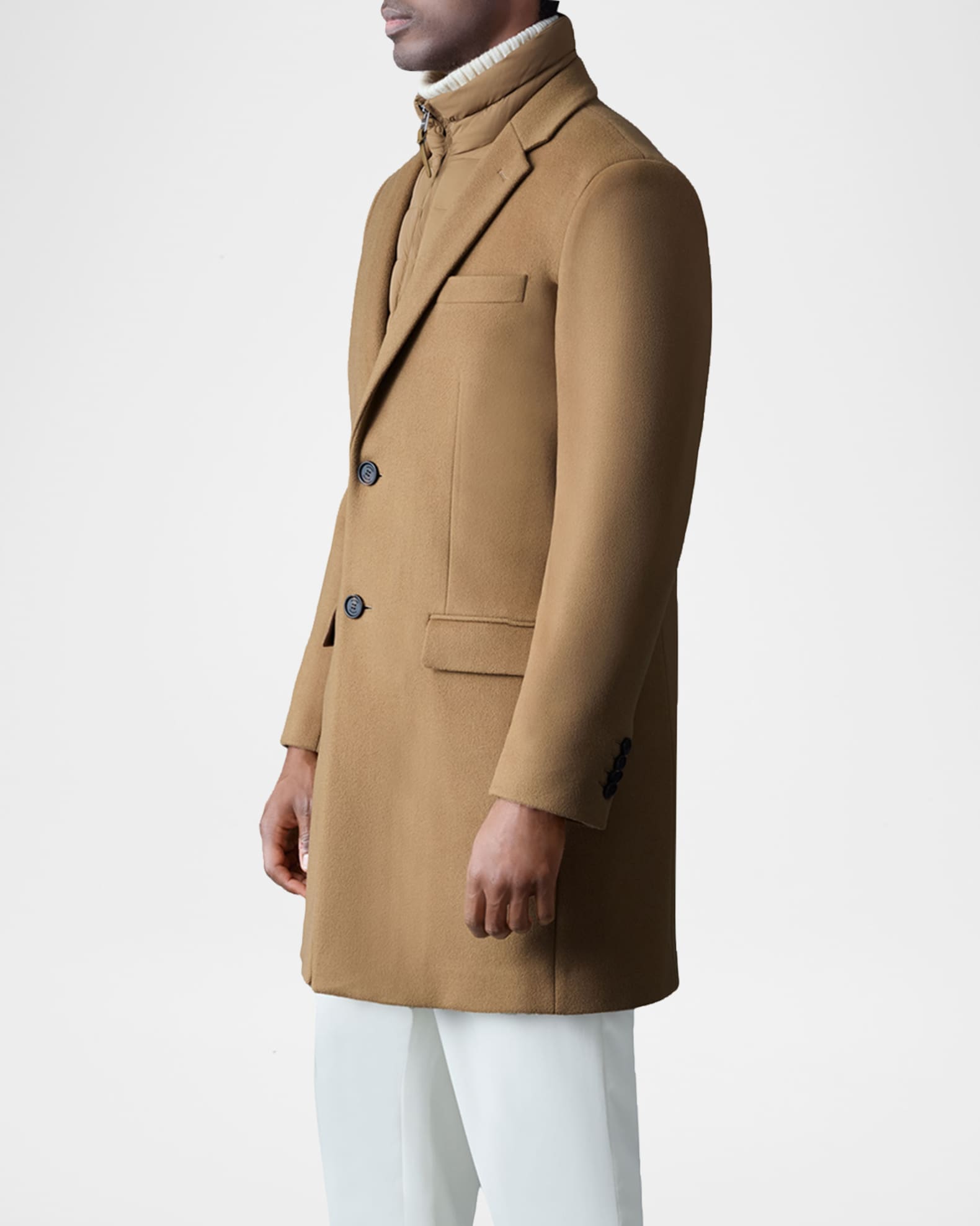Mackage Men's Skai-SLB 3-in-1 Wool Overcoat with Removable Down Liner ...