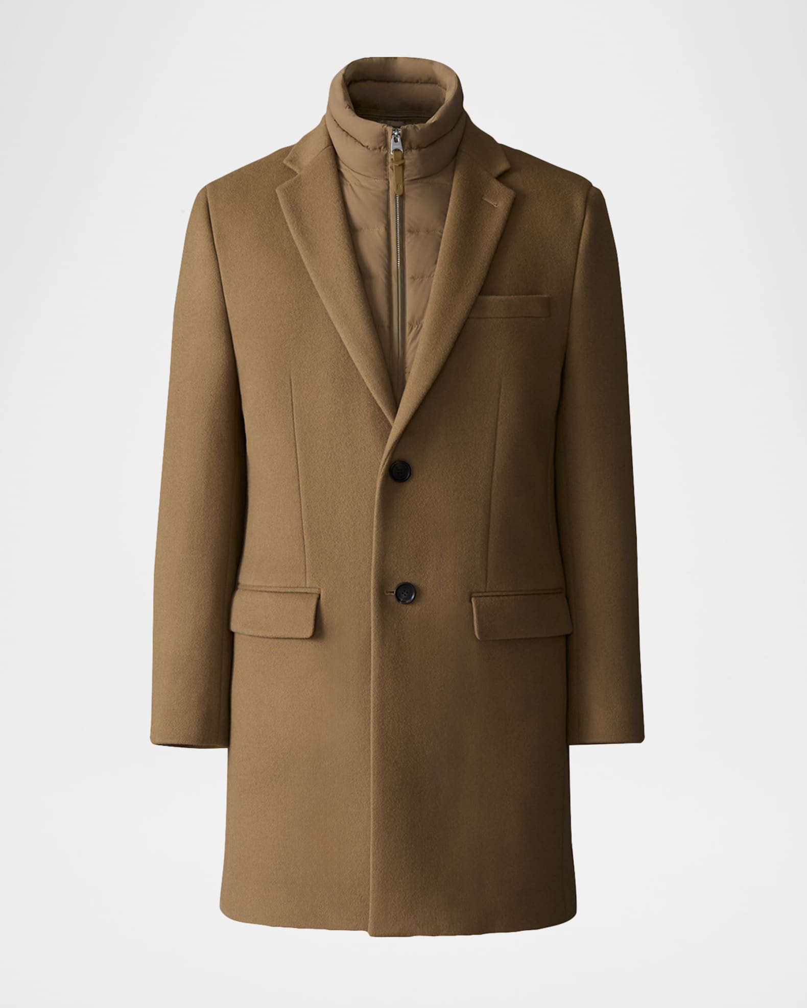 Mackage Men's Skai-SLB 3-in-1 Wool Overcoat with Removable Down Liner ...