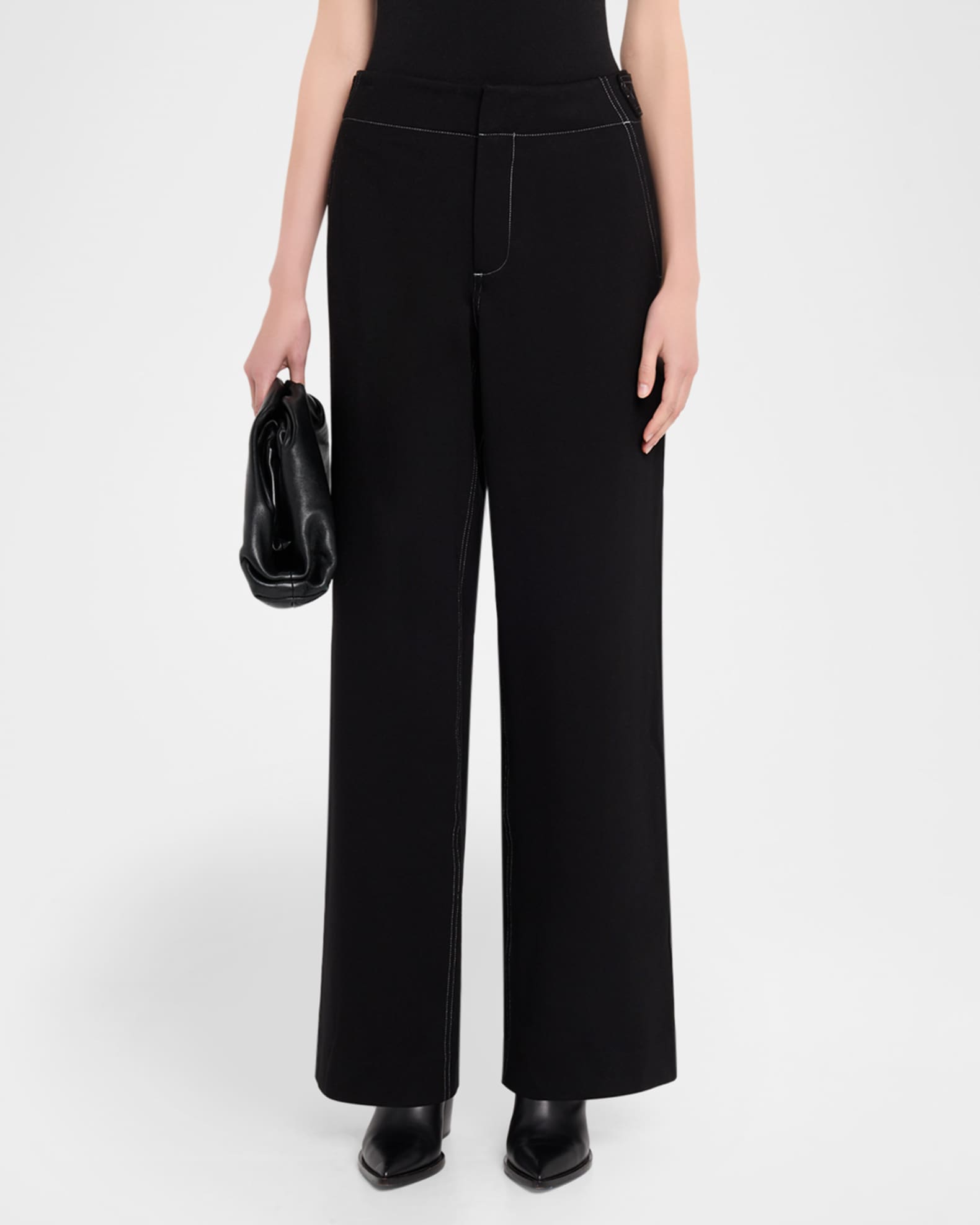 Rag & Bone Irina Wide Ponte Pants | Neiman Marcus