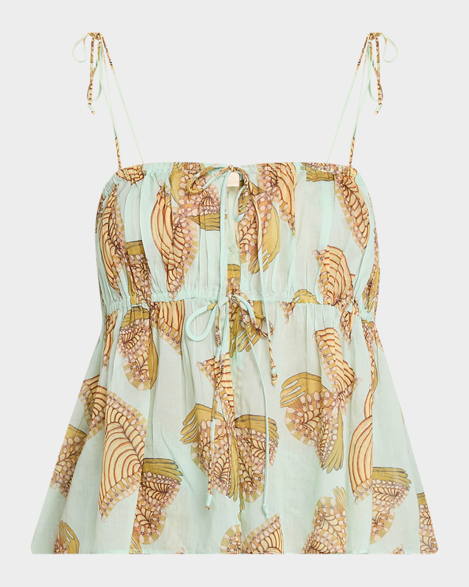 Water Blossoms Tallulah Coverup Top | Neiman Marcus