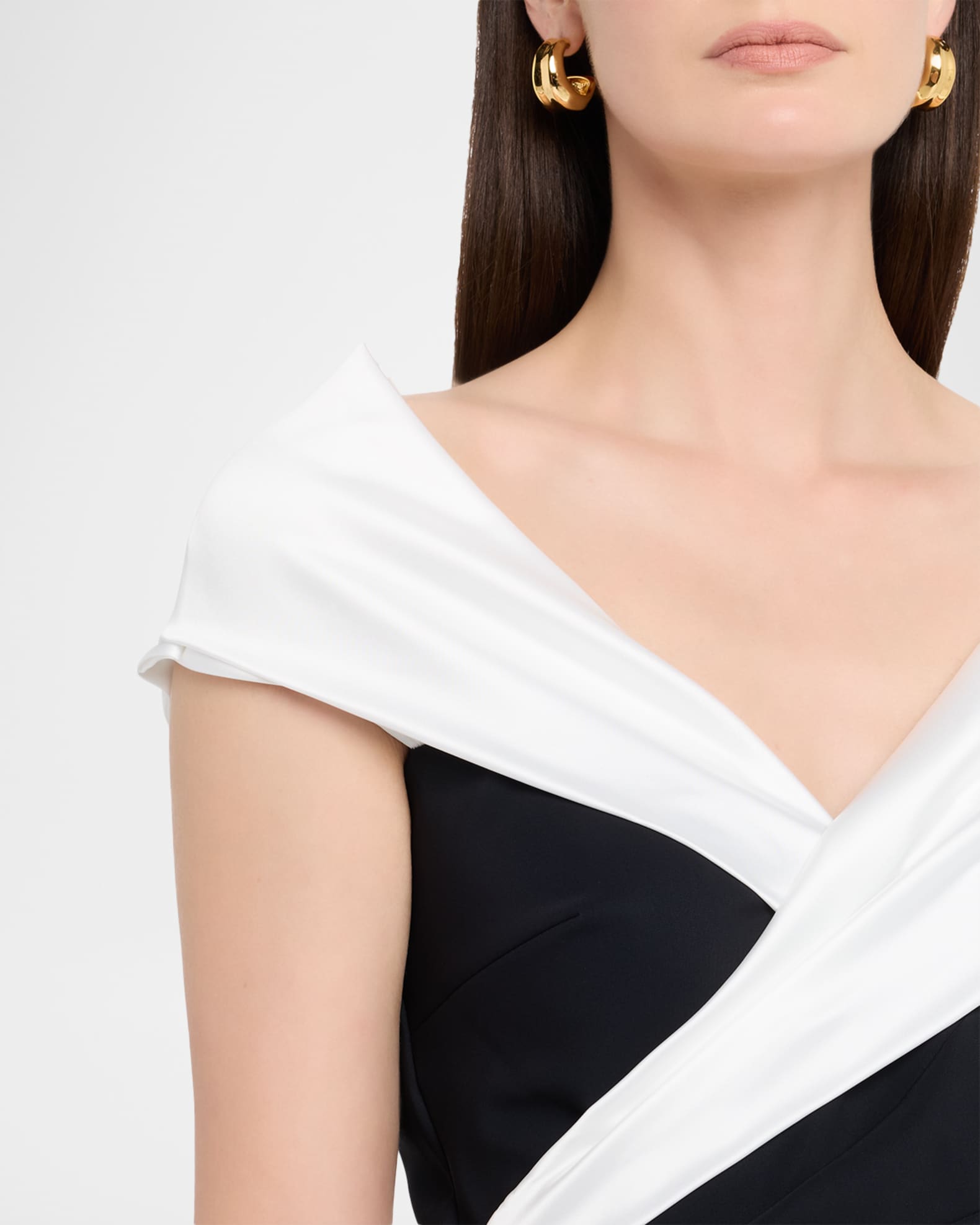 Chiara Boni La Petite Robe Benje Two-Tone Sheath Dress | Neiman Marcus