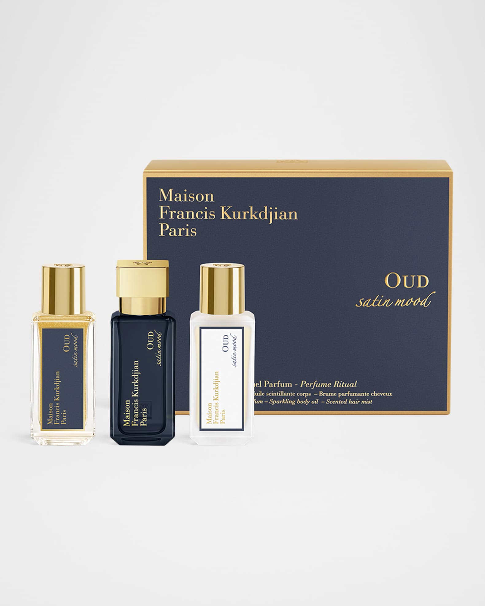 Maison Francis Kurkdjian OUD Satin Mood Fragrance Ritual Gift Set ...