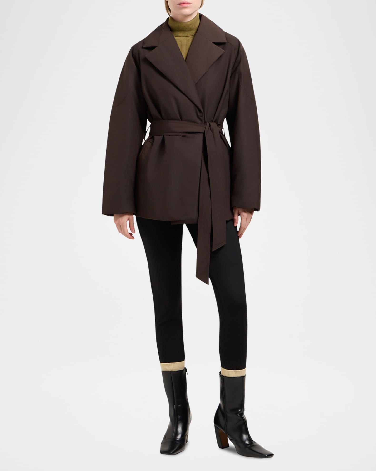 Moose Knuckles Lonsdale Short Wrap Jacket | Neiman Marcus
