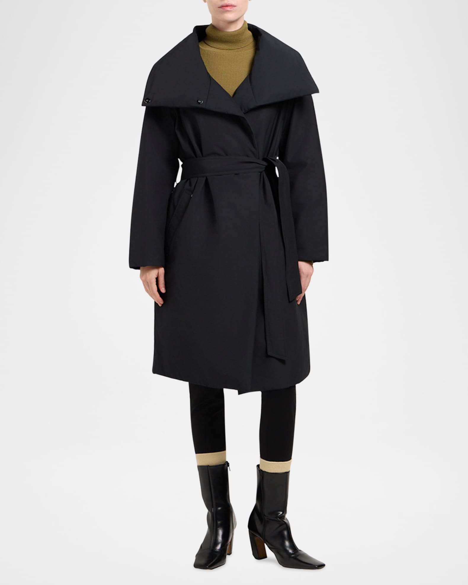 Moose Knuckles Lonsdale Long Wrap Jacket | Neiman Marcus
