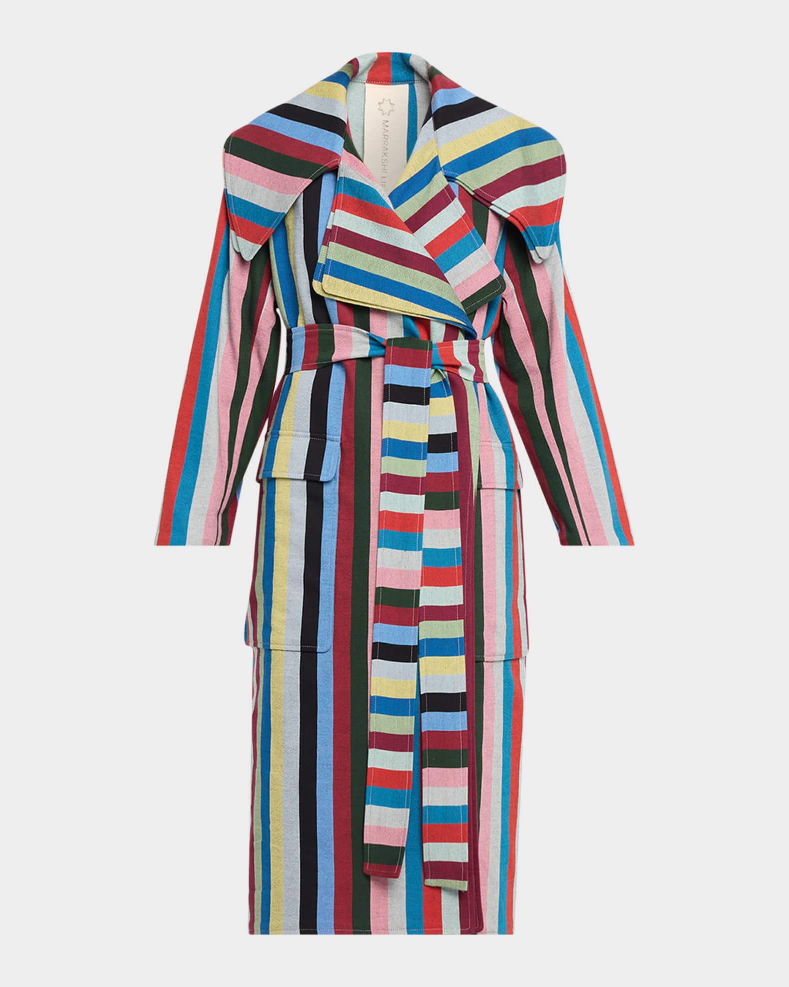 MARRAKSHI LIFE The Double-Lapel Trench Coat | Neiman Marcus