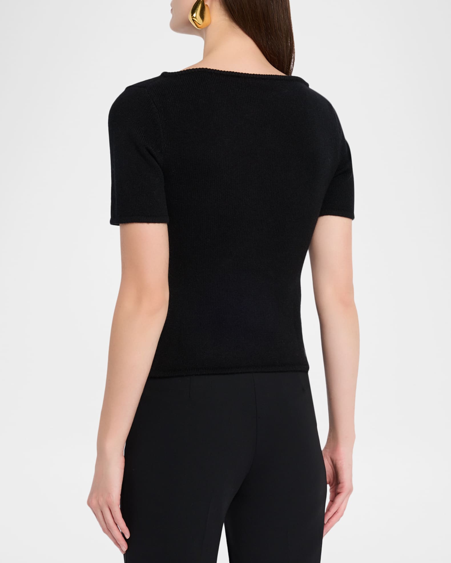 Cult Gaia Ellen Cashmere-Wool Crop Top | Neiman Marcus