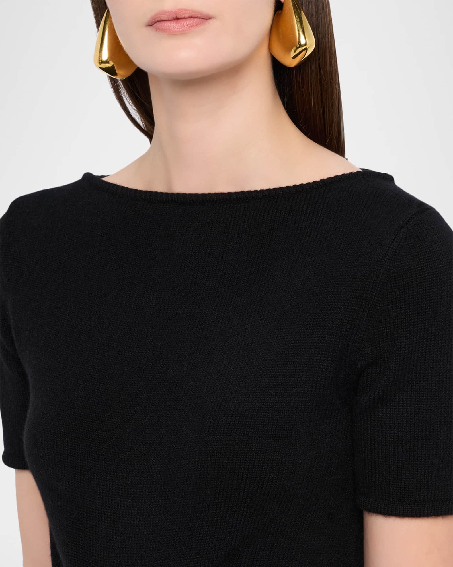 Cult Gaia Ellen Cashmere-Wool Crop Top | Neiman Marcus