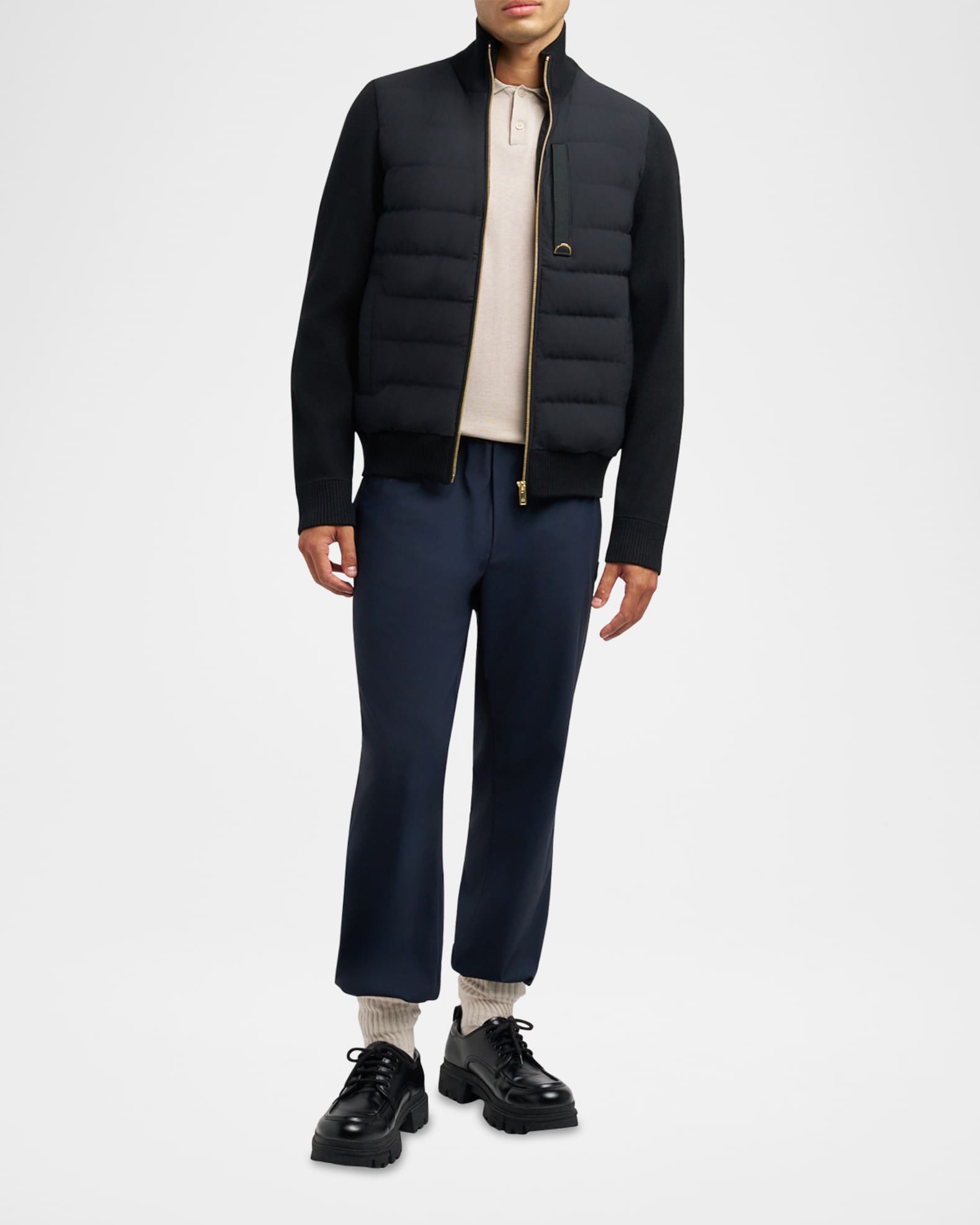 Moose Knuckles Men's Kamet Hybrid Jacket | Neiman Marcus