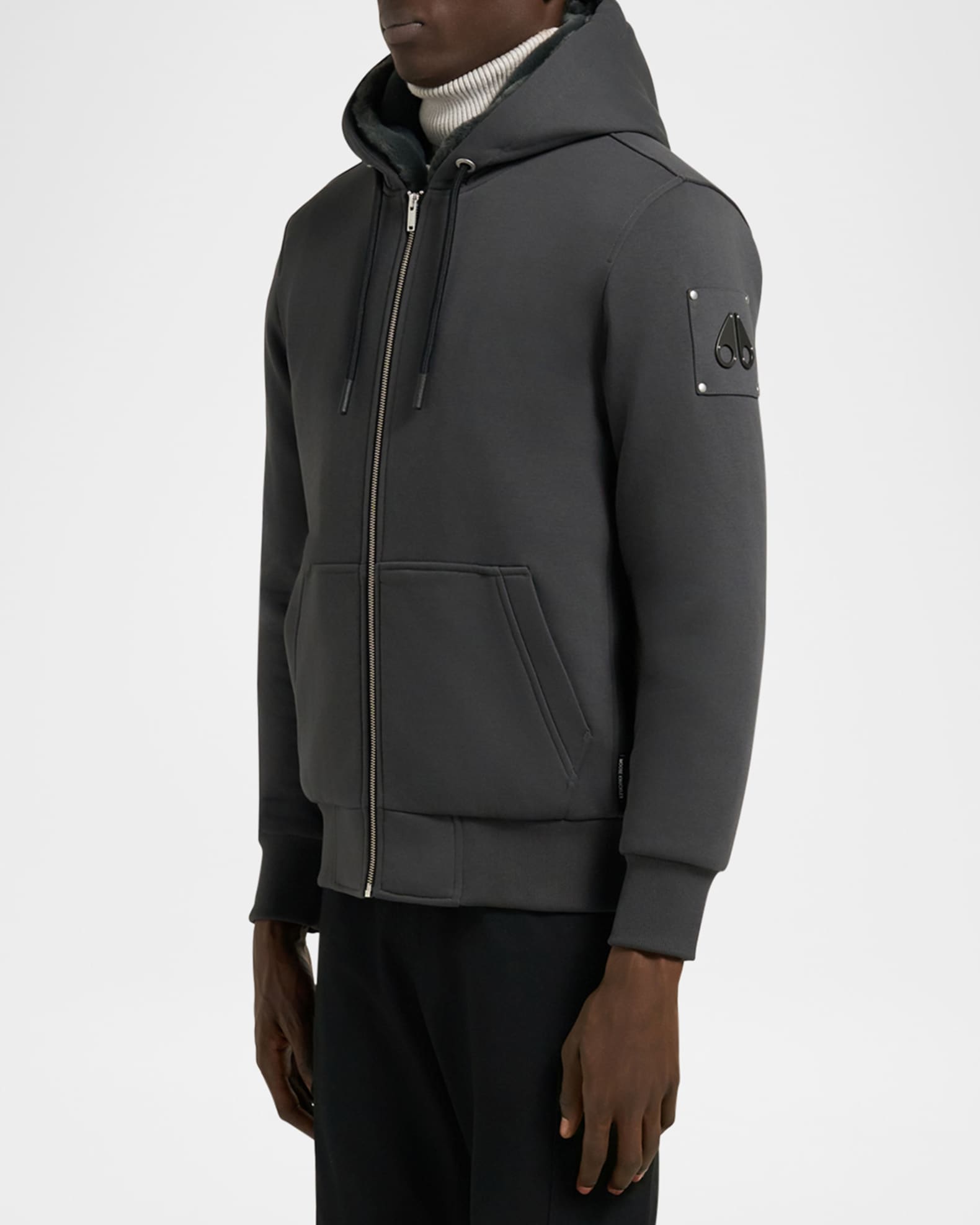 Moose Knuckles Men's Classic Bunny Hooded Jacket | Neiman Marcus