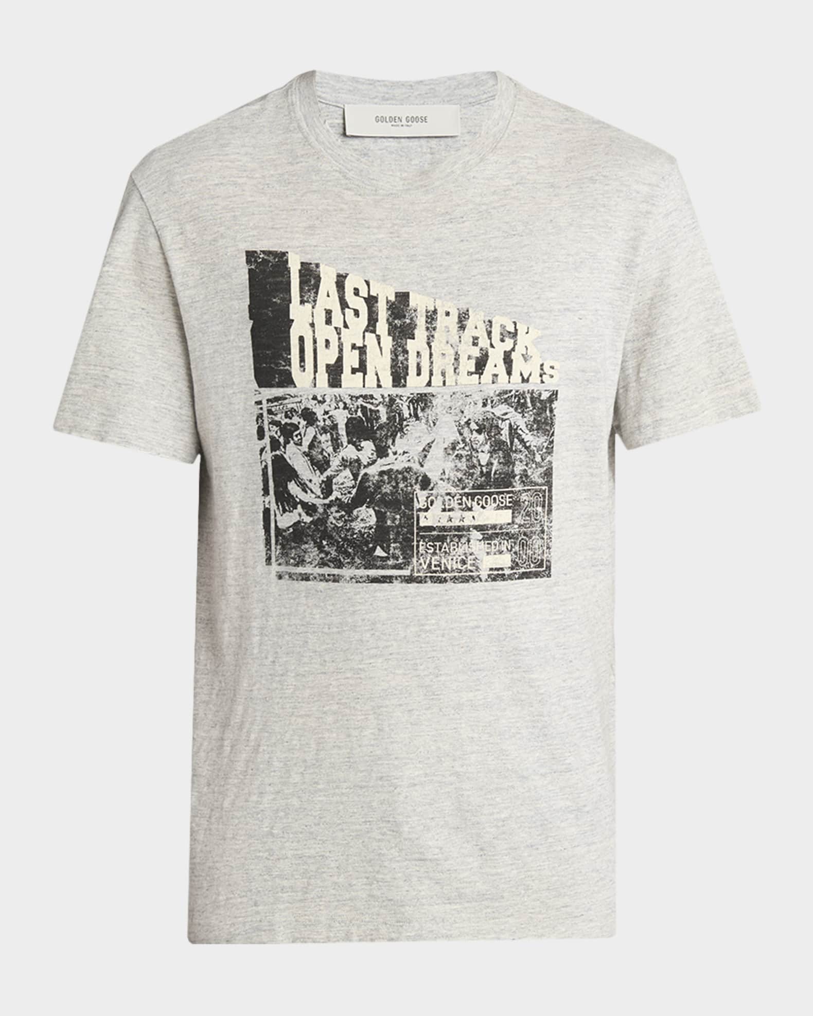 Golden Goose Men's Journey Open Dreams Graphic T-Shirt | Neiman Marcus