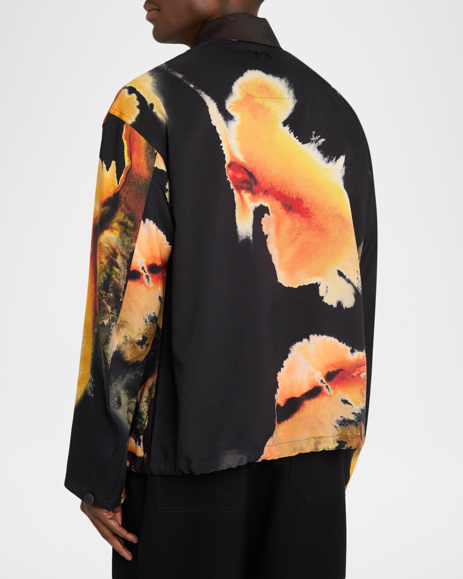 Y-3 Men's AOP Sport Uniform Coach Jacket | Neiman Marcus