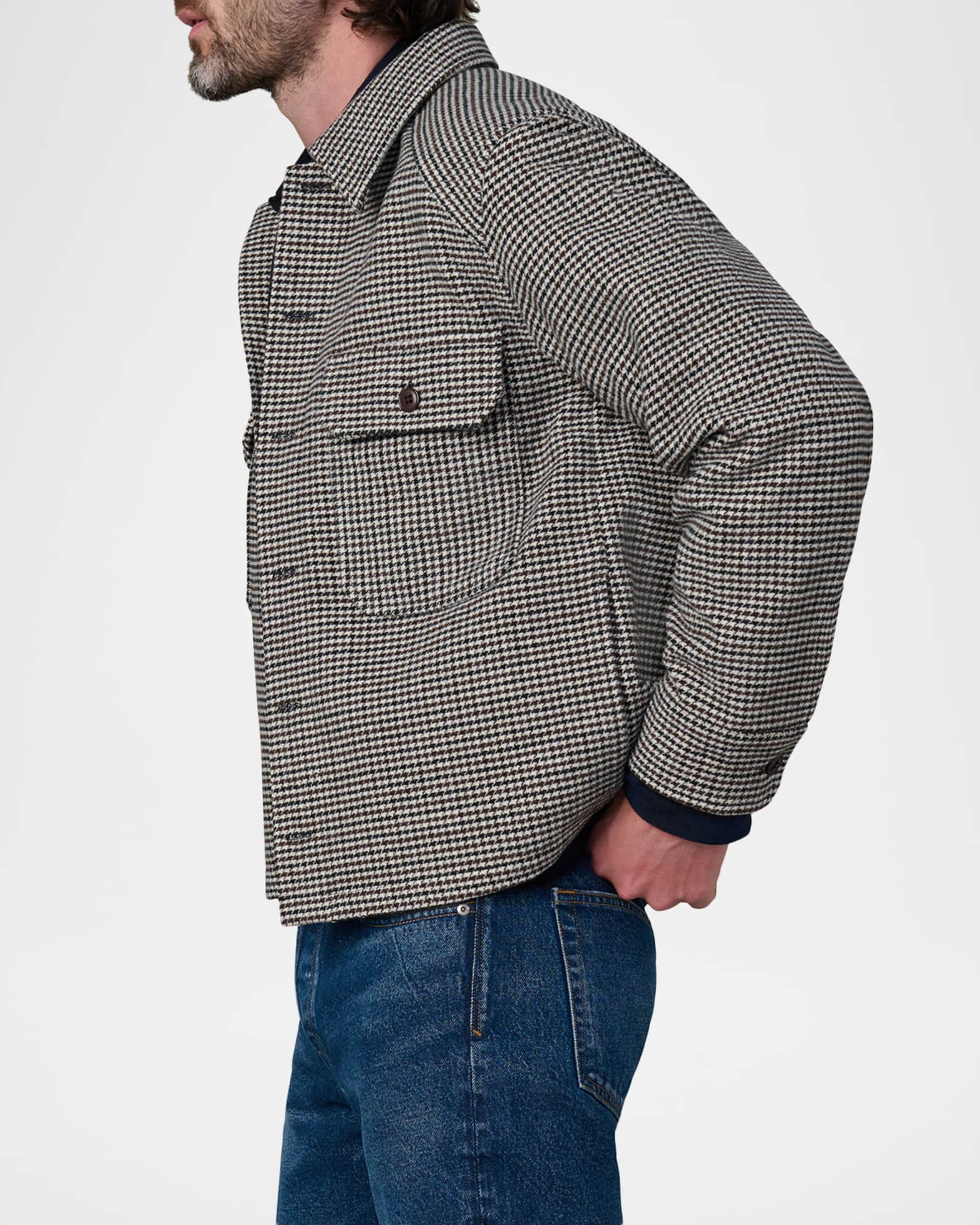 Joe's Jeans Men's Airborne Houndstooth Jacket | Neiman Marcus