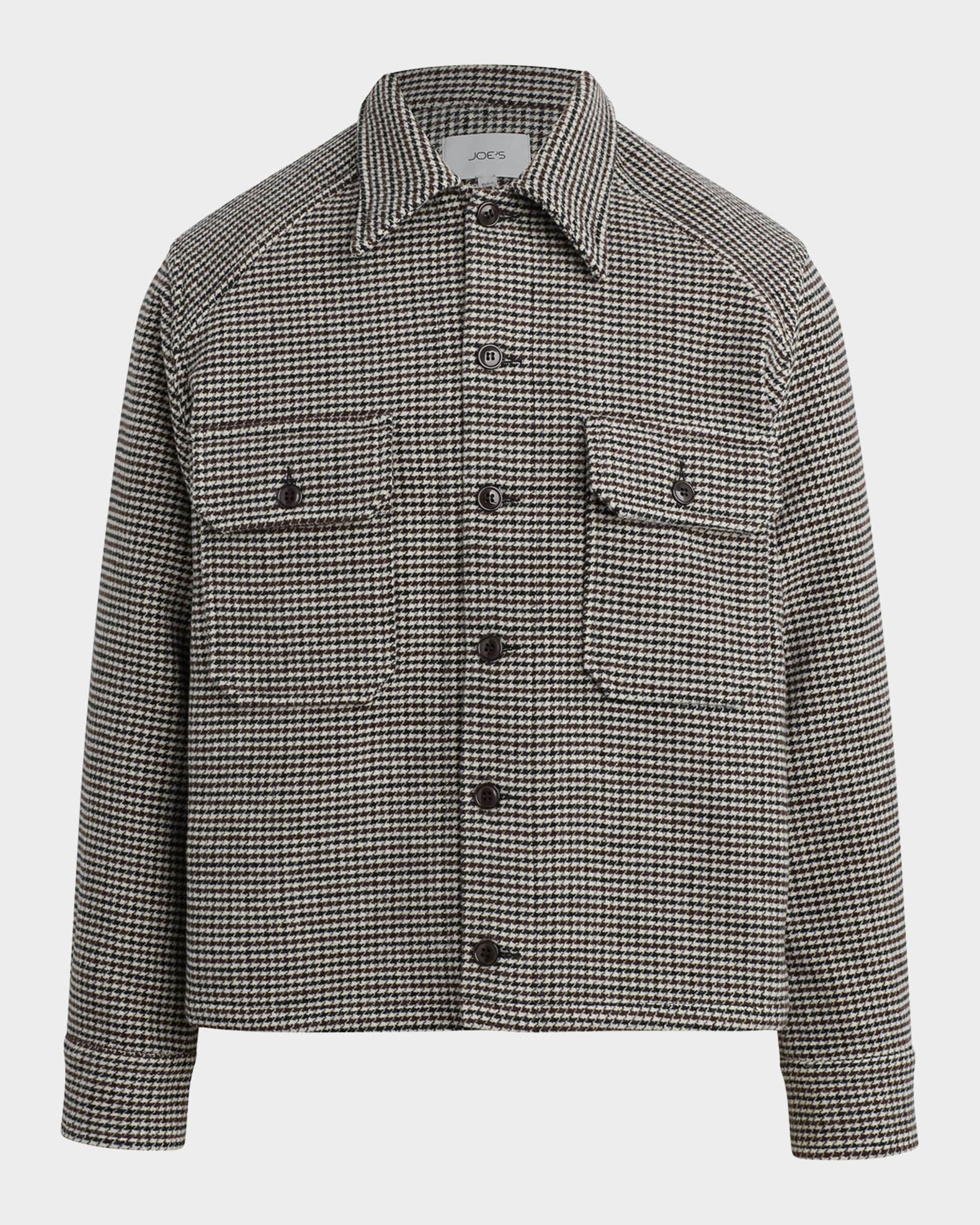 Joe's Jeans Men's Airborne Houndstooth Jacket | Neiman Marcus