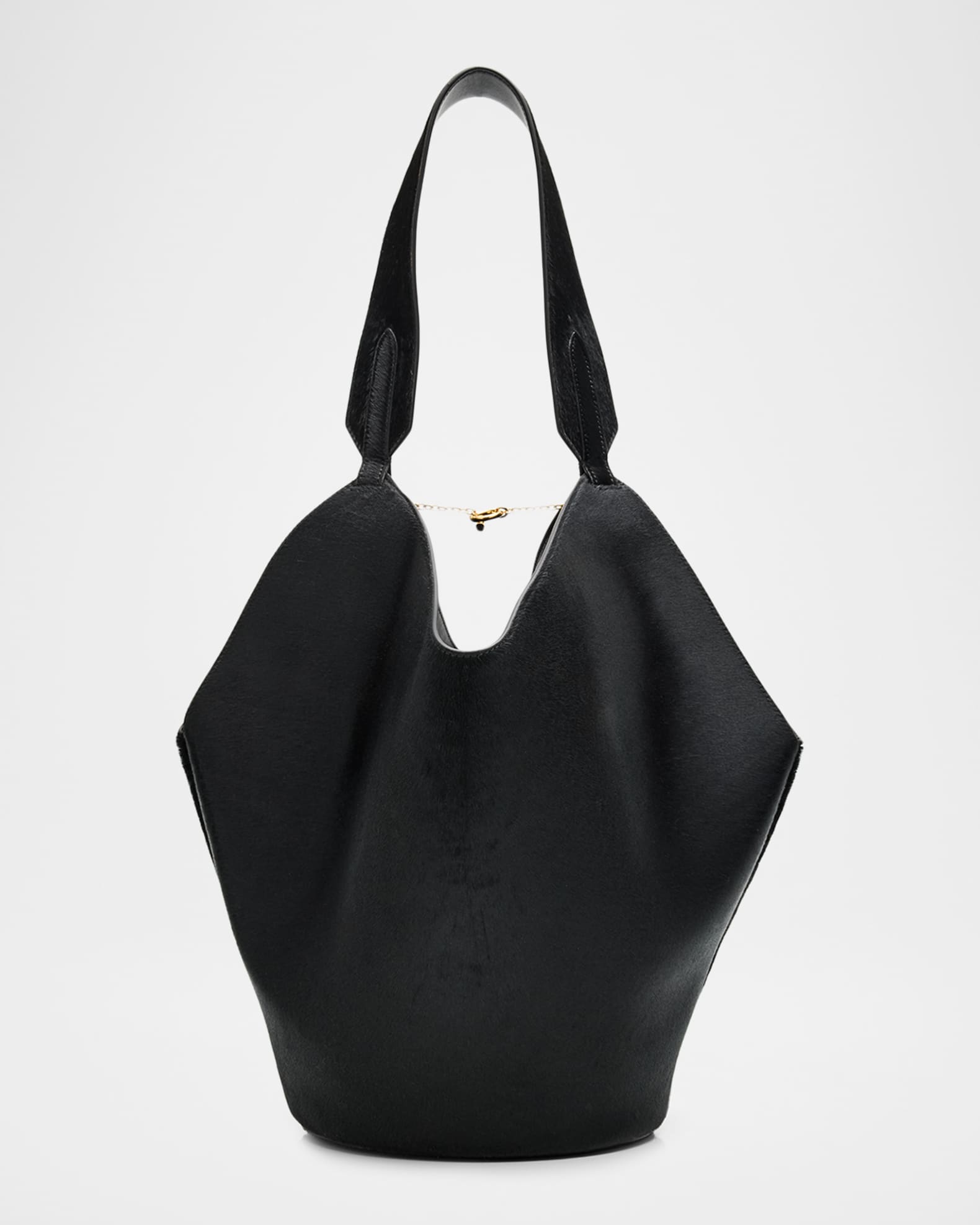 Khaite Lotus Small Calf Hair Tote Bag | Neiman Marcus