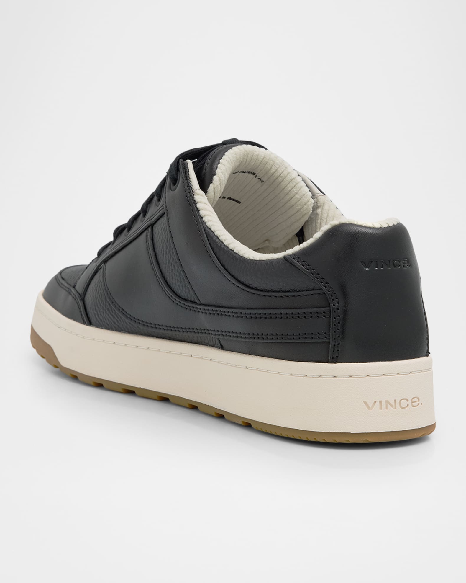 Vince Men's Wilder Court Leather Low-Top Sneakers | Neiman Marcus