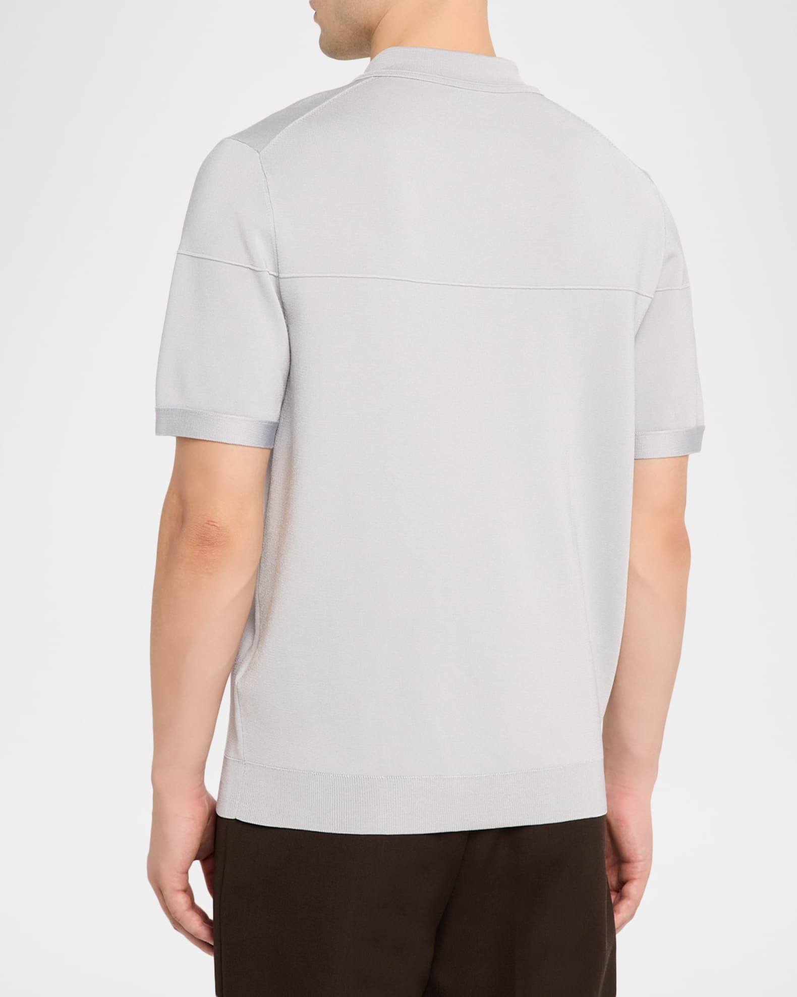 Reiss Men's Snap-Placket Stretch Polo Shirt | Neiman Marcus