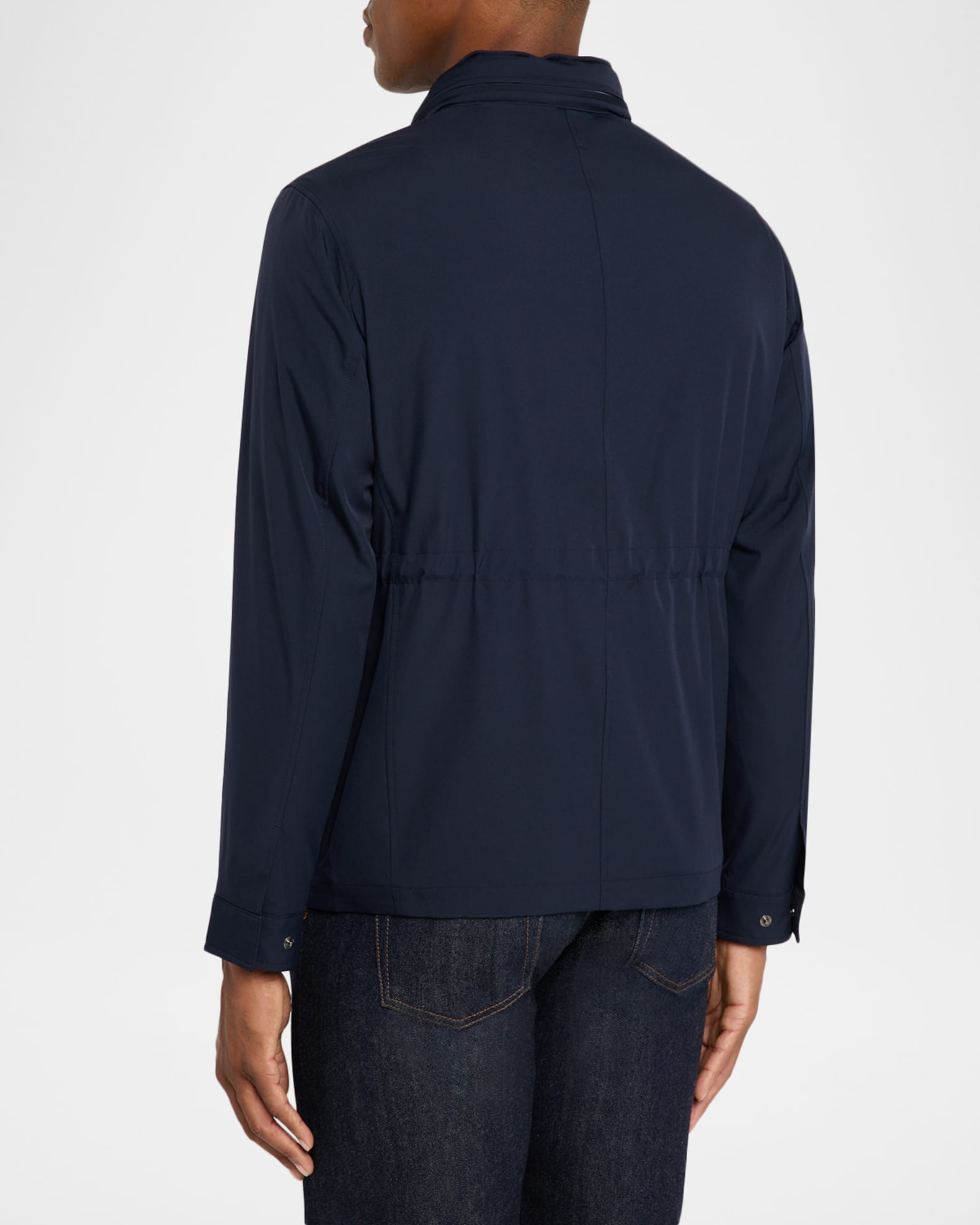 Peter Millar Men's Discovery Lightweight Twill Field Jacket | Neiman Marcus