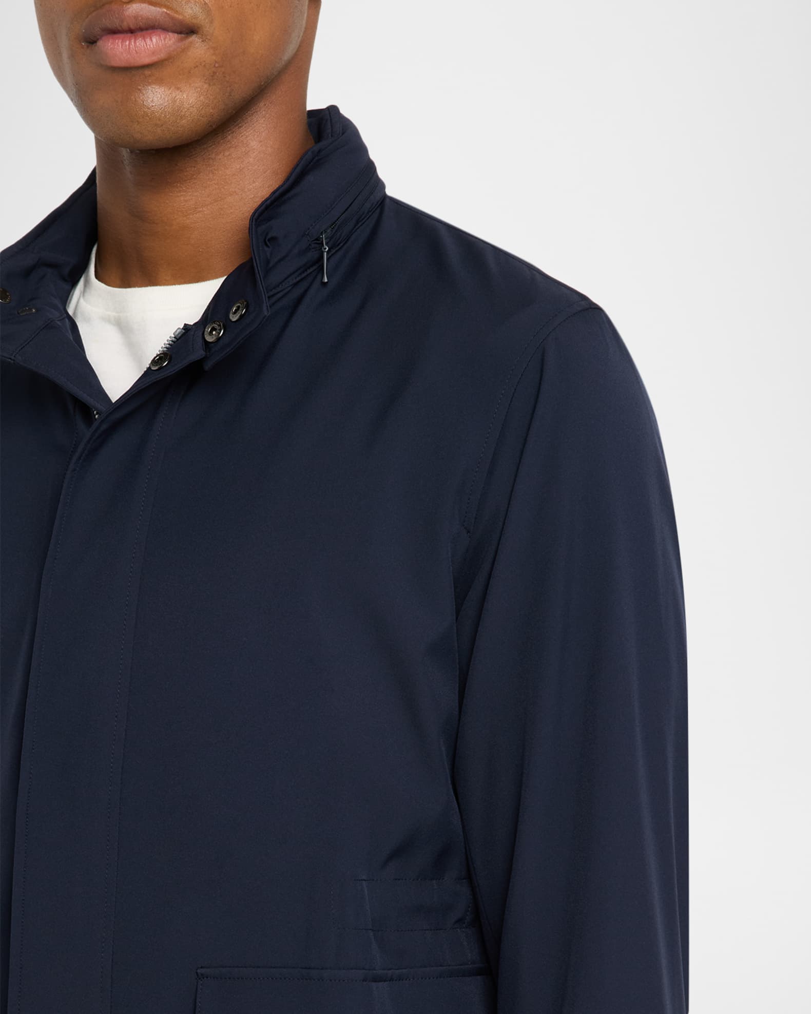Peter Millar Men's Discovery Lightweight Twill Field Jacket | Neiman Marcus