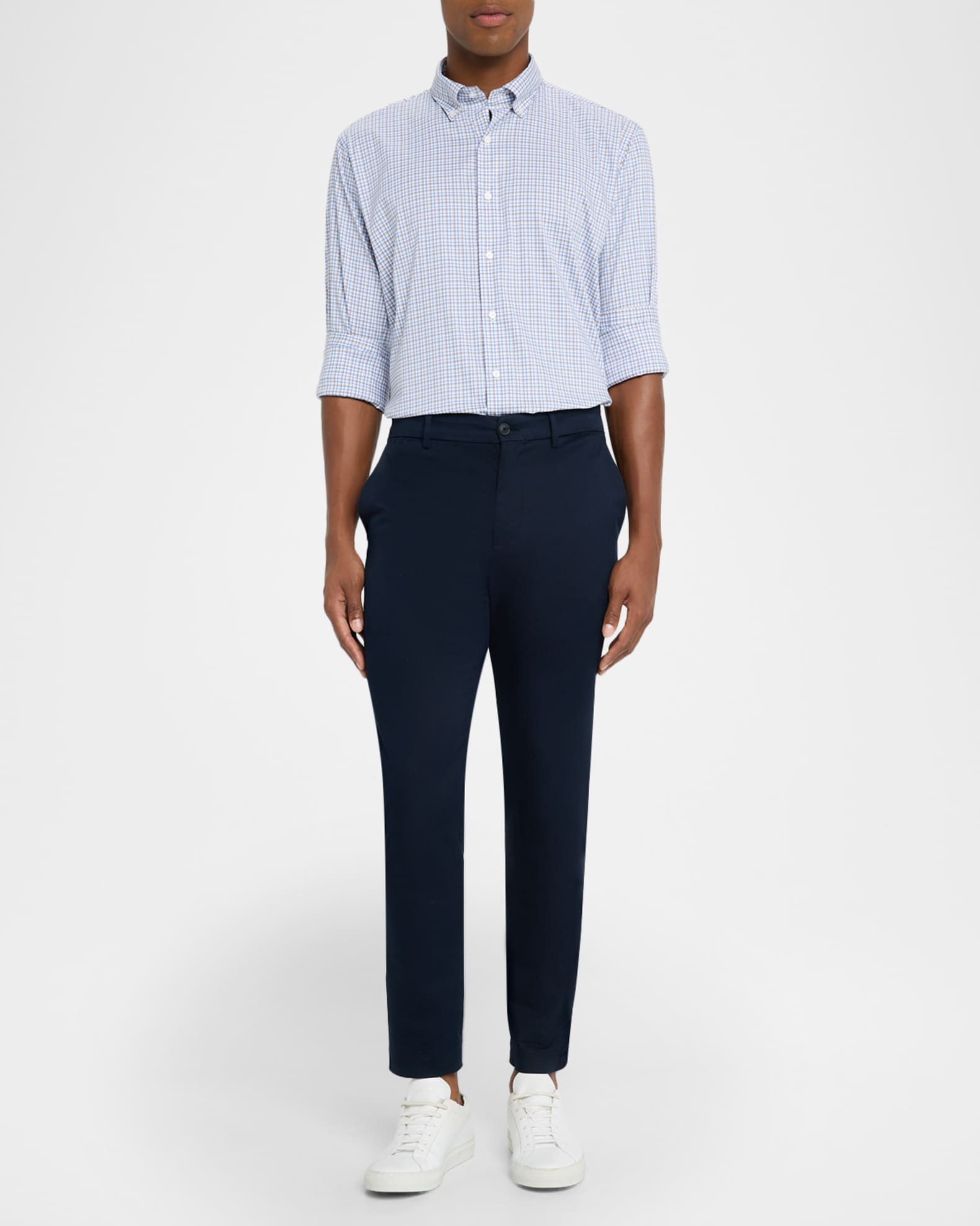 Peter Millar Men's Julian Plaid Check Shirt | Neiman Marcus