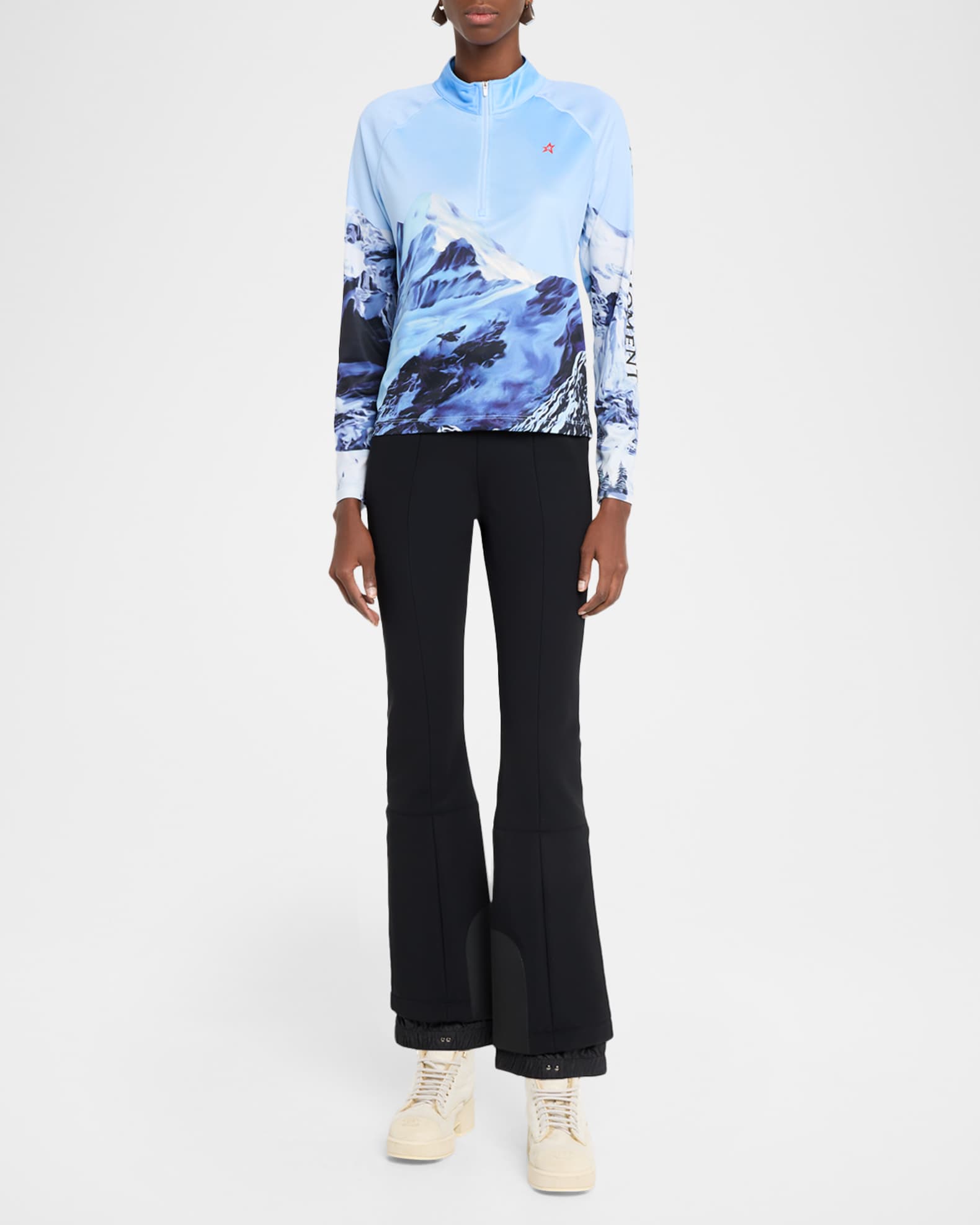 Perfect Moment Quarter-Zip Ski Base Layer | Neiman Marcus