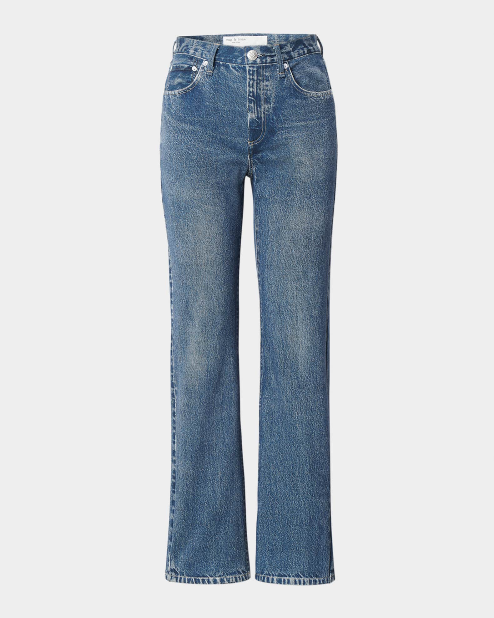 Rag & Bone rb Miramar Terry Shea Relaxed Straight Jeans | Neiman Marcus