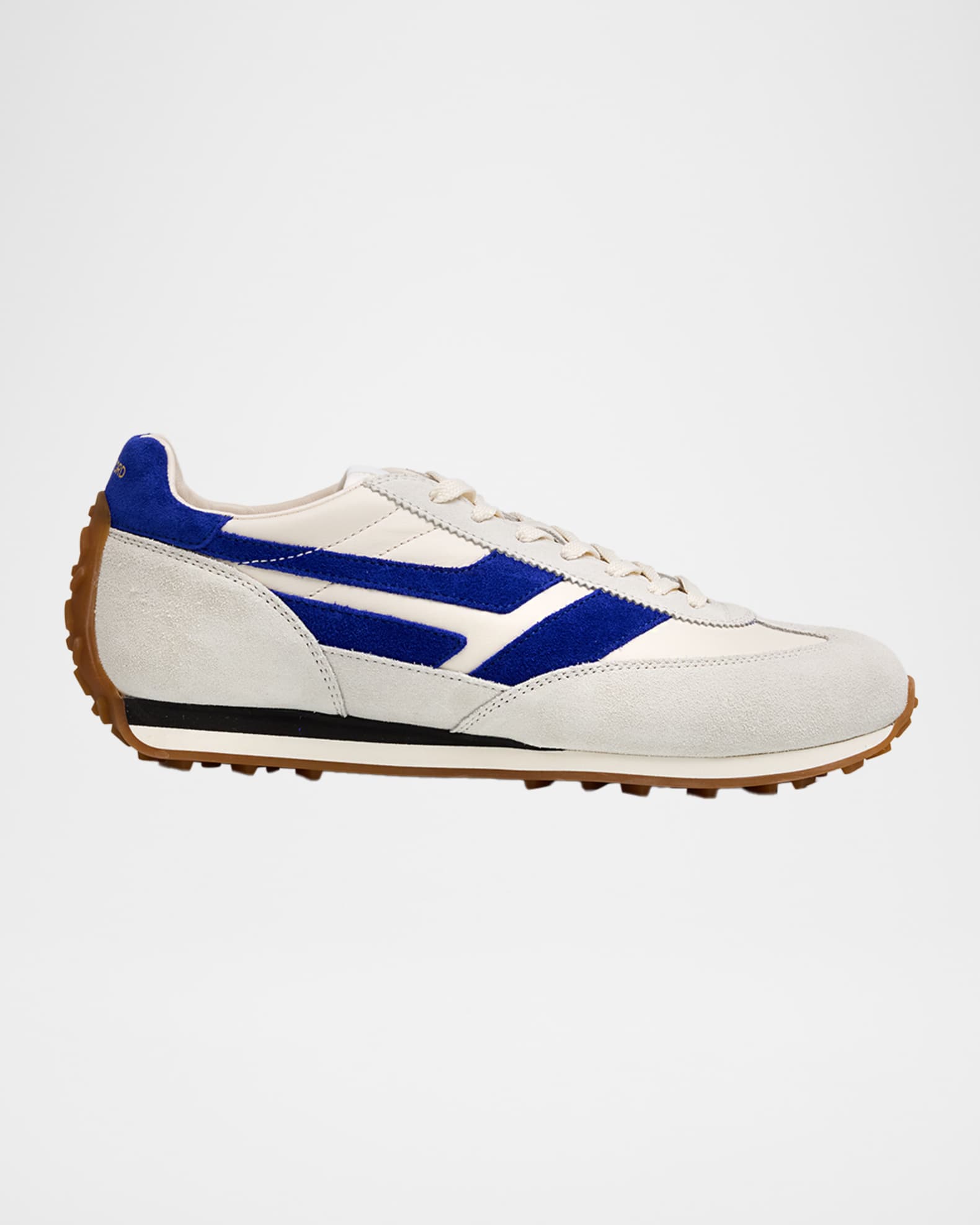 TOM FORD Men's Mick Leather and Suede Low-Top Sneakers | Neiman Marcus