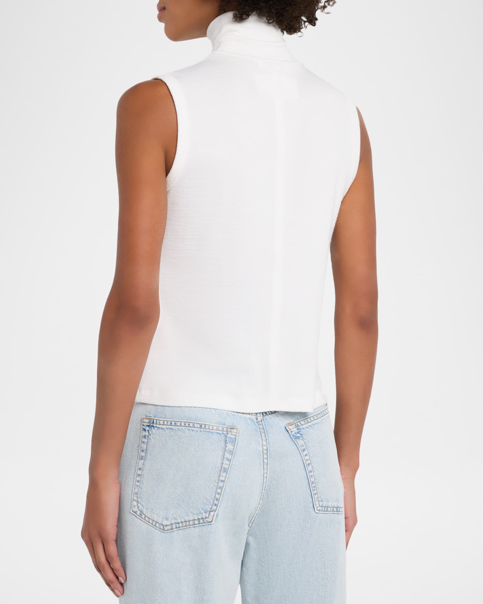 Rag & Bone The Knit Turtleneck Tank Top | Neiman Marcus