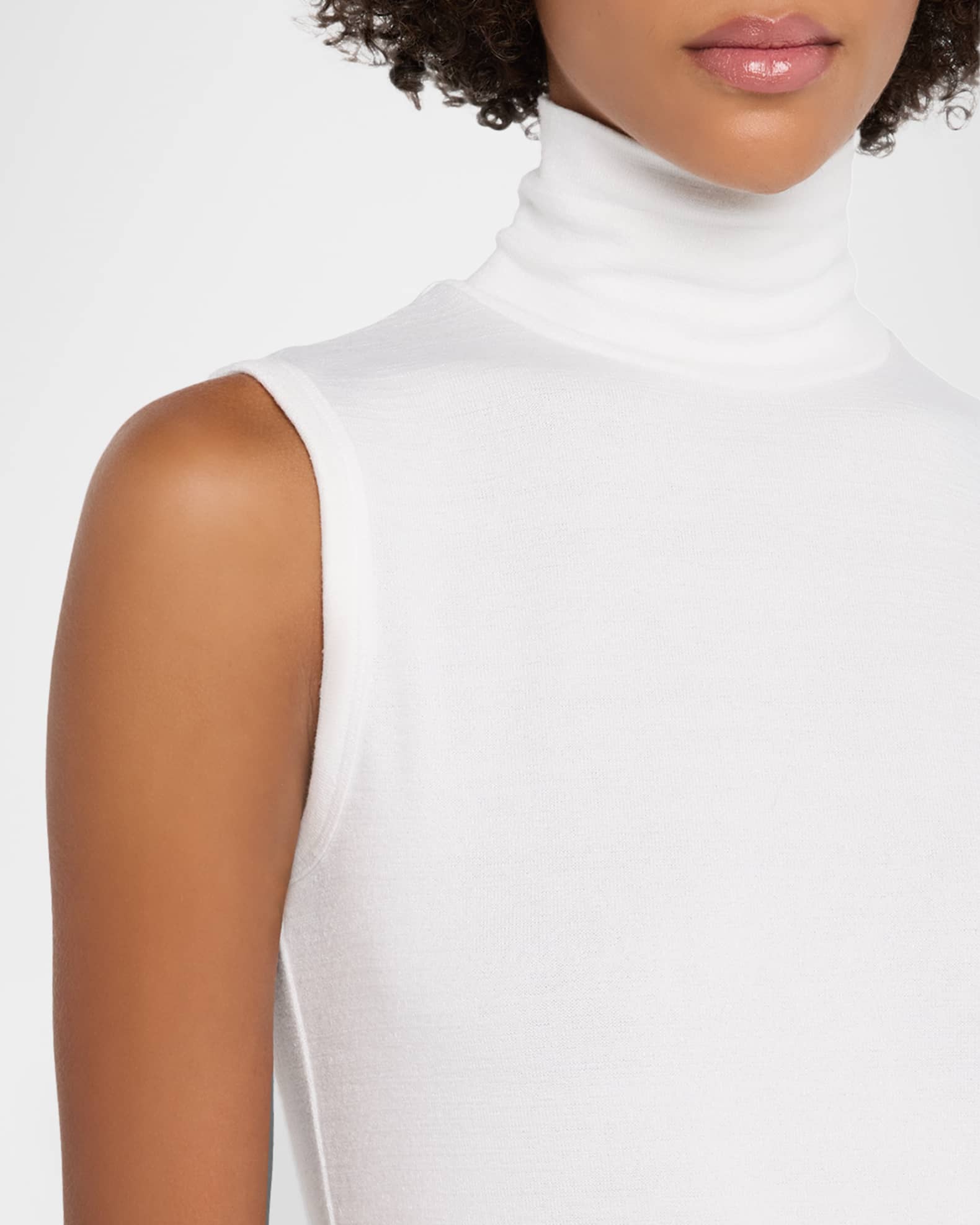 Rag & Bone The Knit Turtleneck Tank Top | Neiman Marcus