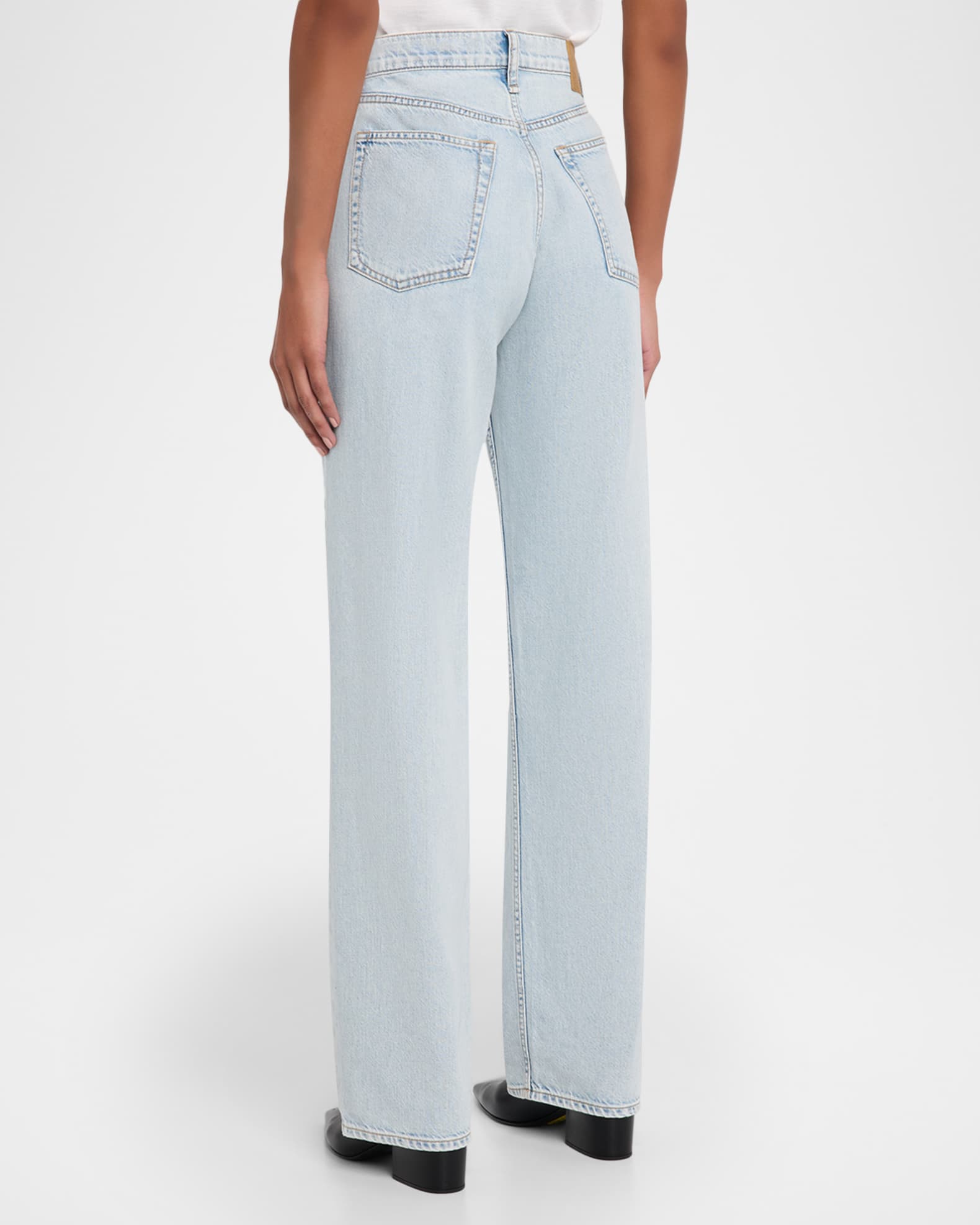 Rag & Bone Featherweight Shea Relaxed Straight Jeans | Neiman Marcus