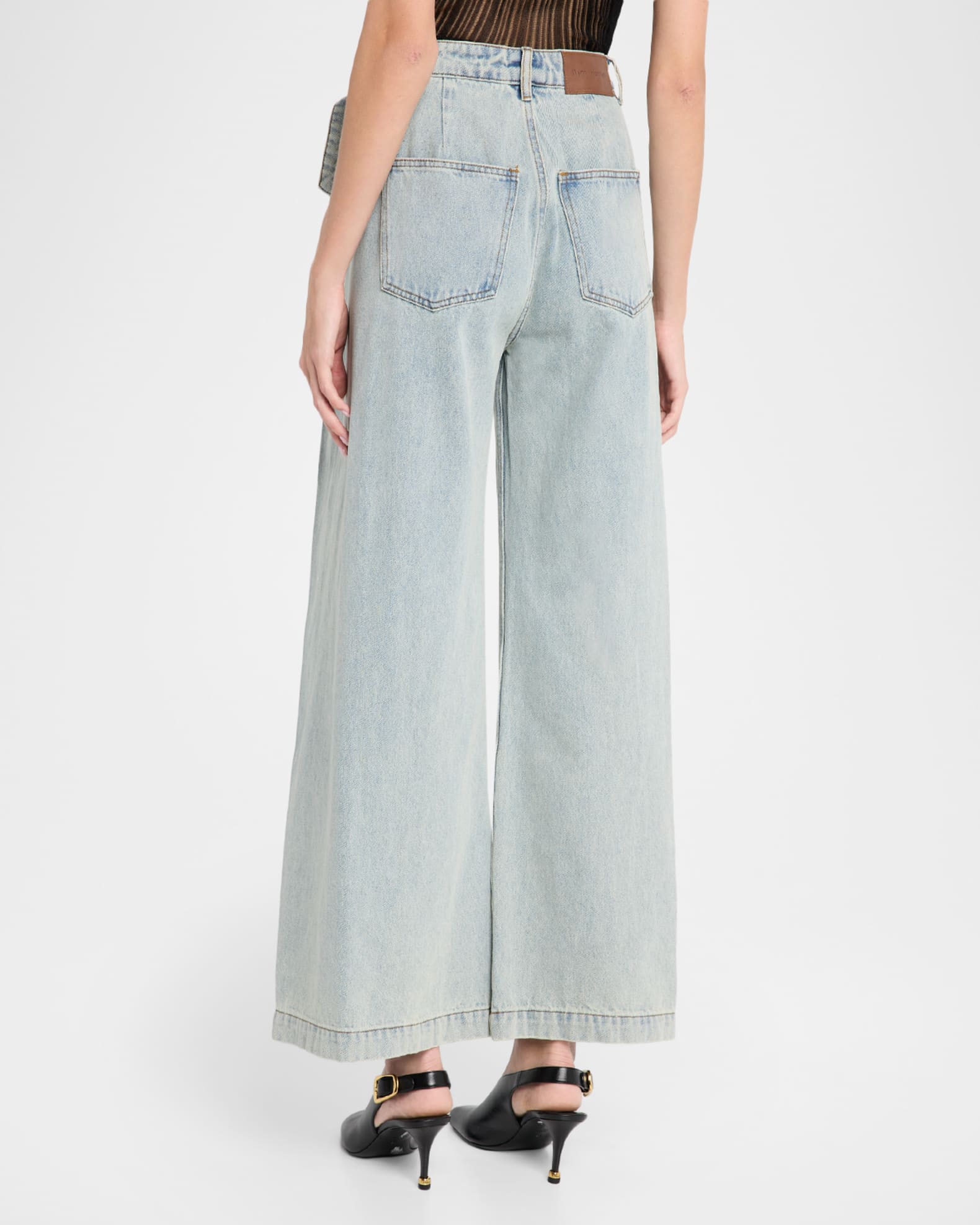 Wynn Hamlyn Utility Wrap Jeans | Neiman Marcus
