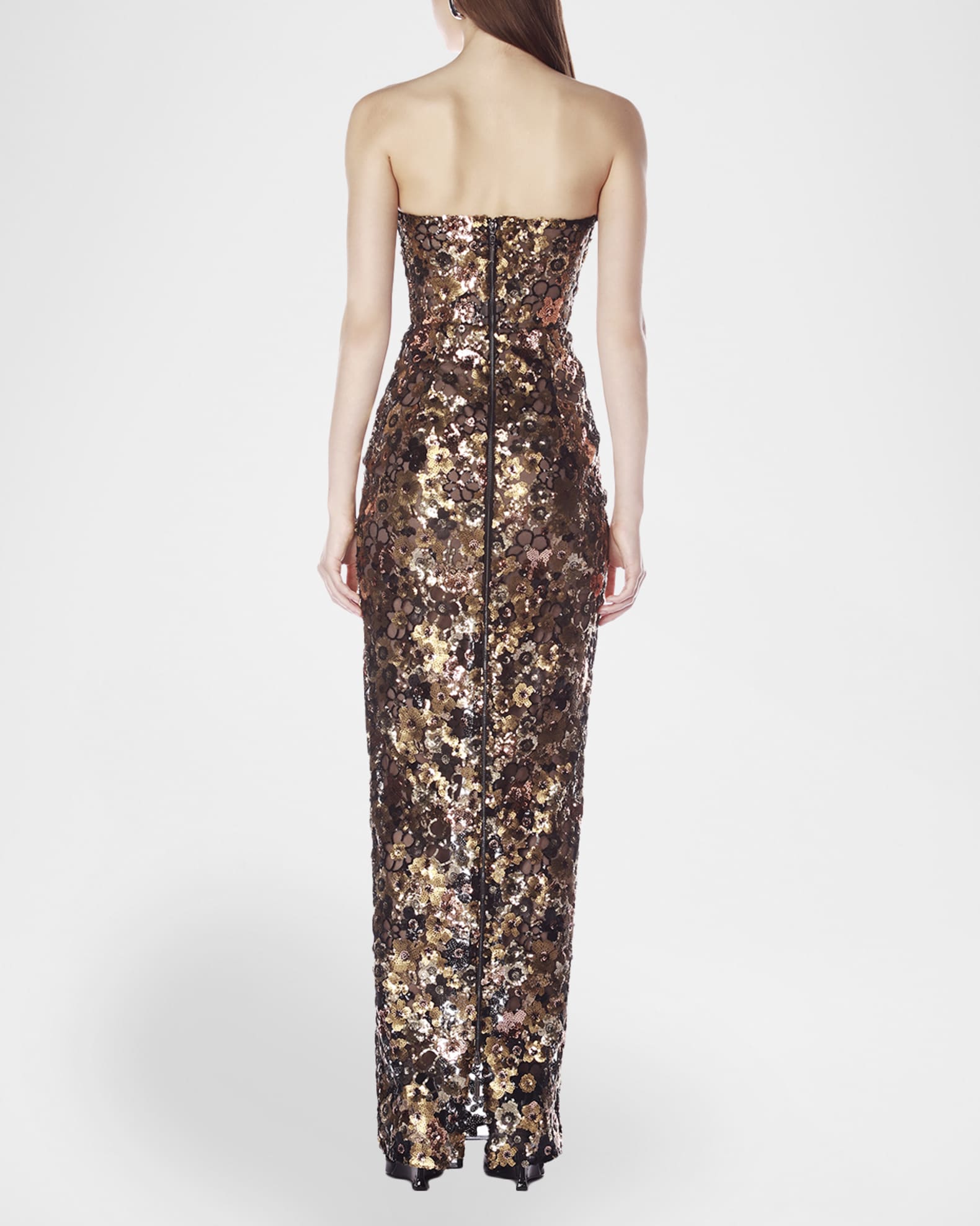 Bronx and Banco Farah Sleeveless Sequined Maxi Dress | Neiman Marcus
