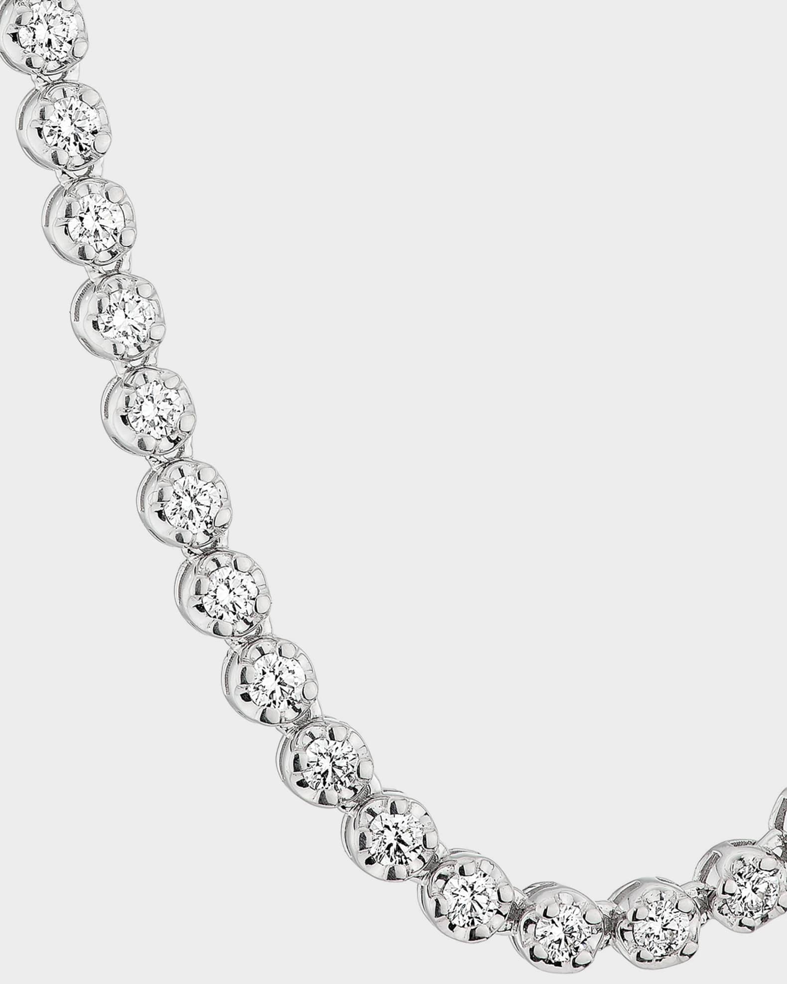 Roberto Coin 18K White Gold Diamond Tennis Necklace, 2.0tcw | Neiman Marcus