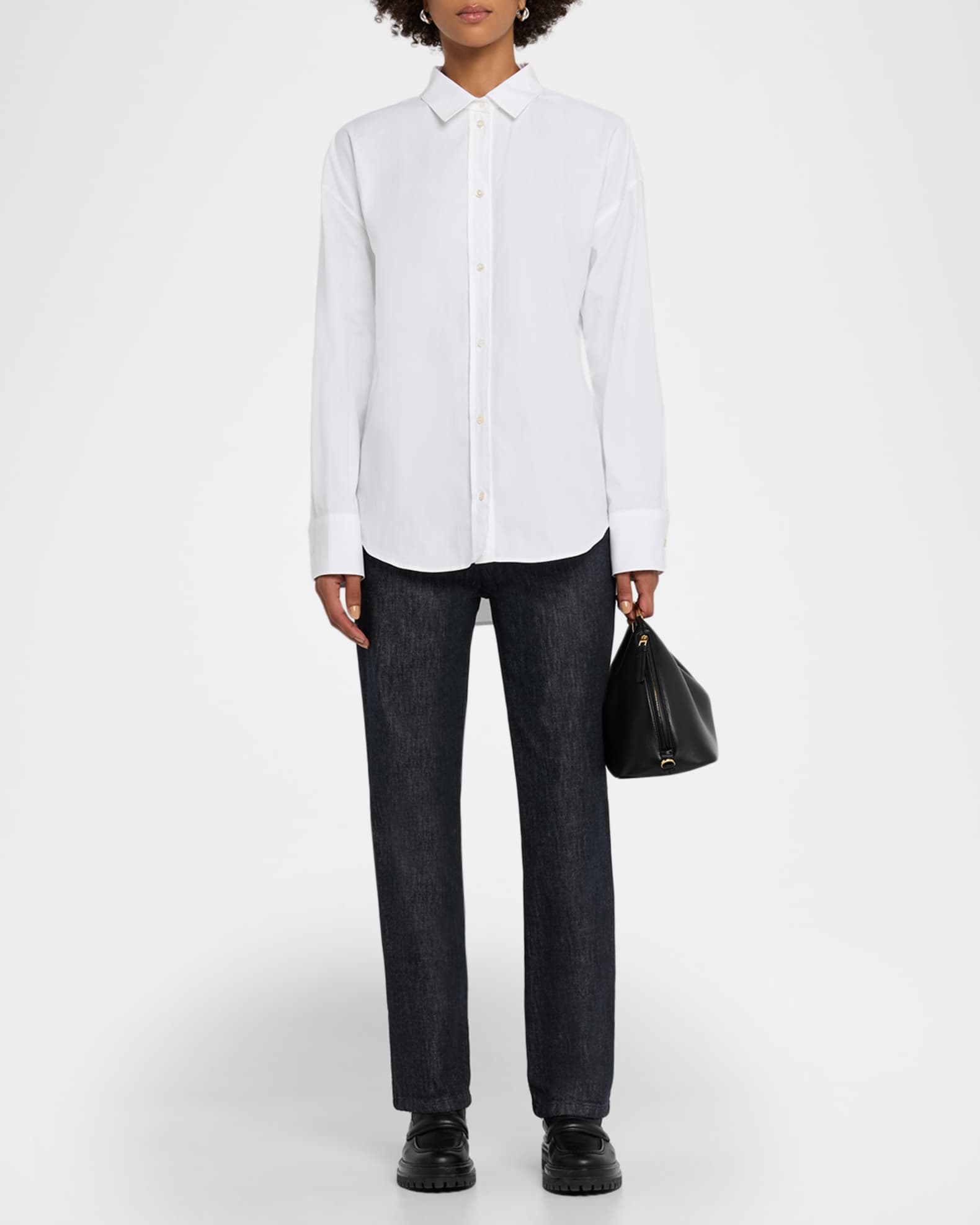 Max Mara Ateneo Cotton Oxford Shirt | Neiman Marcus