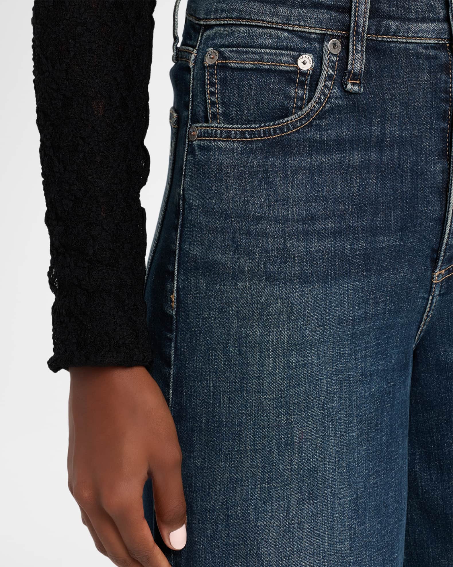 Rag & Bone Flexi Sofie High-Rise Wide-Leg Jeans | Neiman Marcus