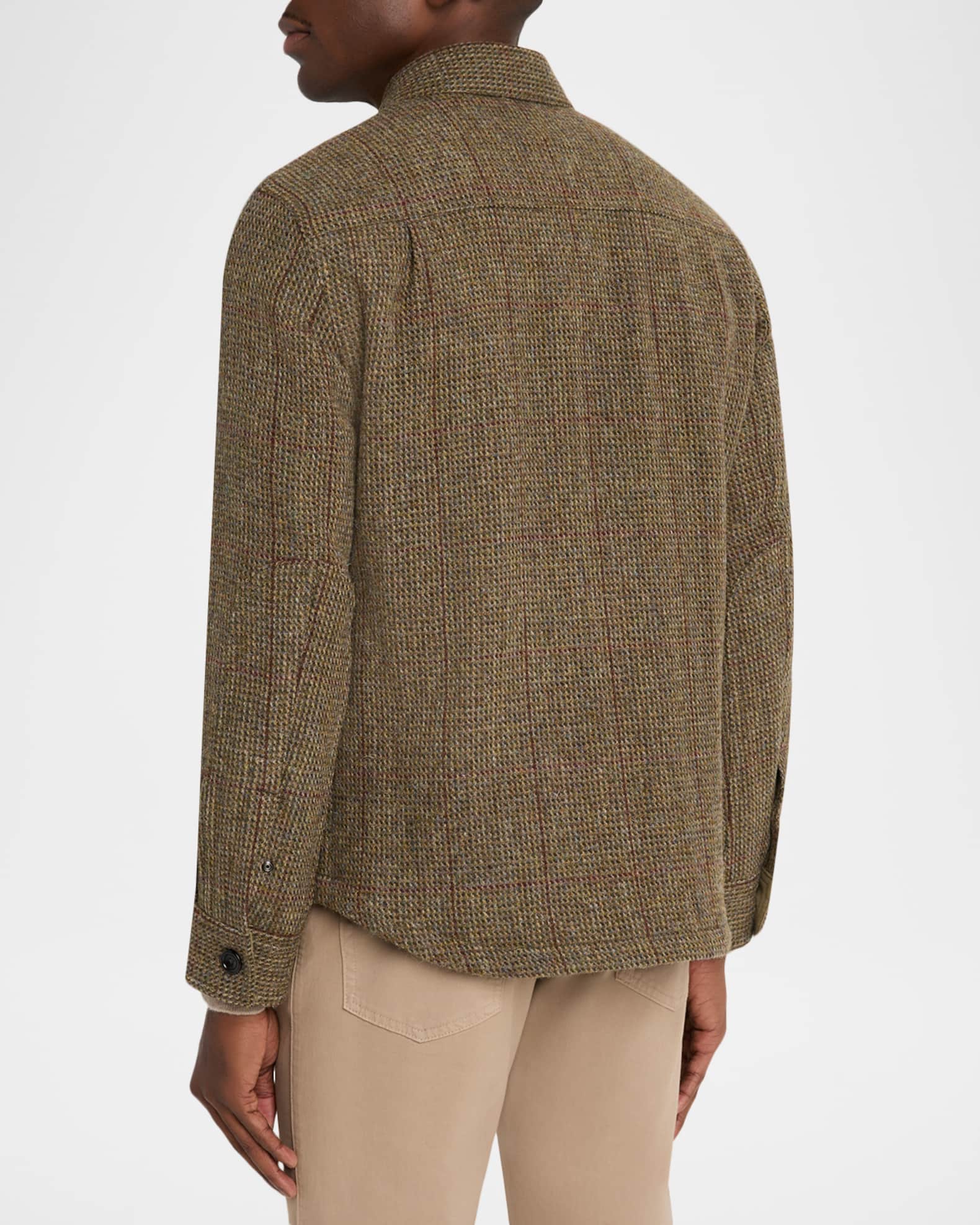 Polo Ralph Lauren Men's Tick-Weave Harris Tweed Jacket | Neiman Marcus
