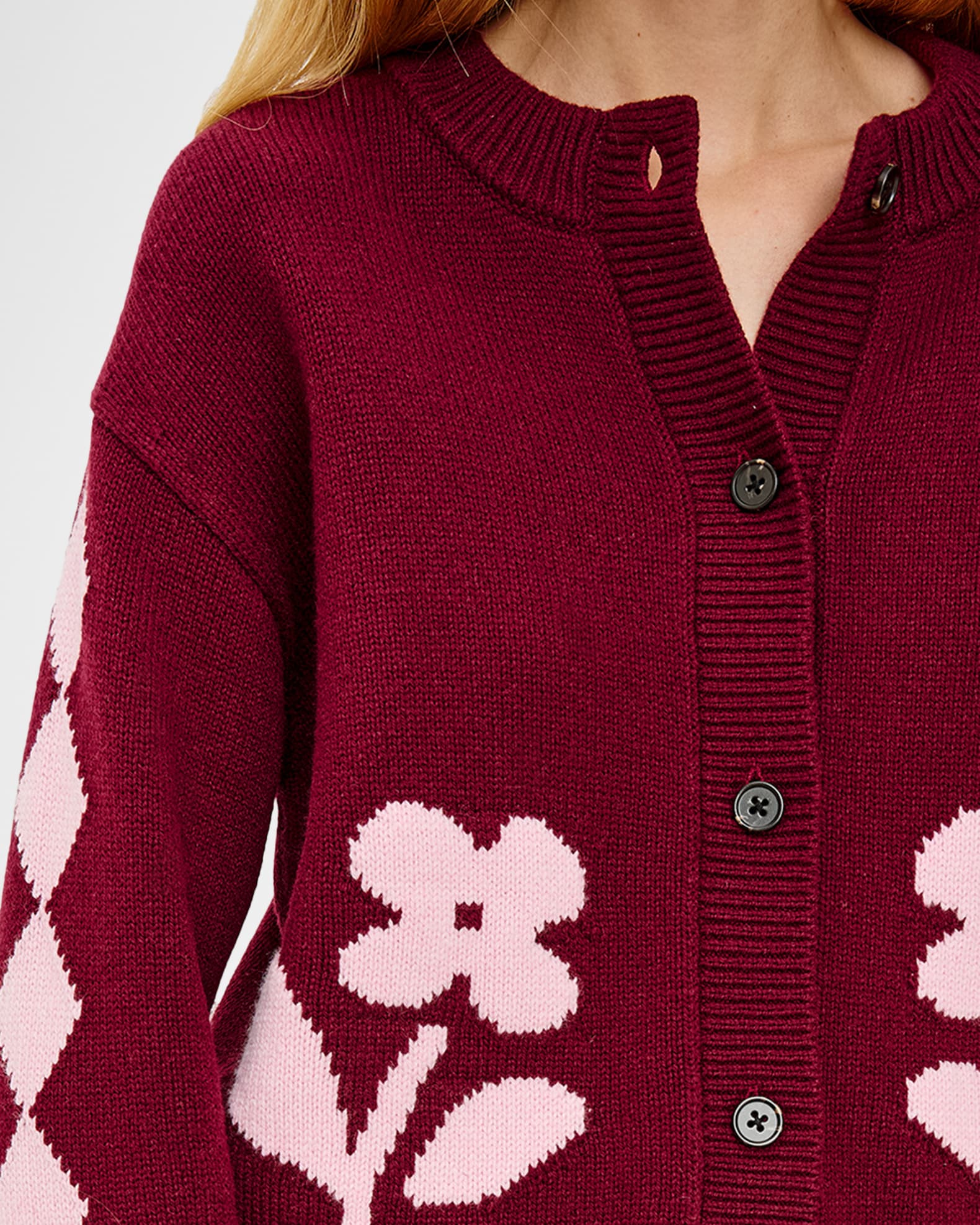 Rails Mavie Floral Diamond Cardigan | Neiman Marcus