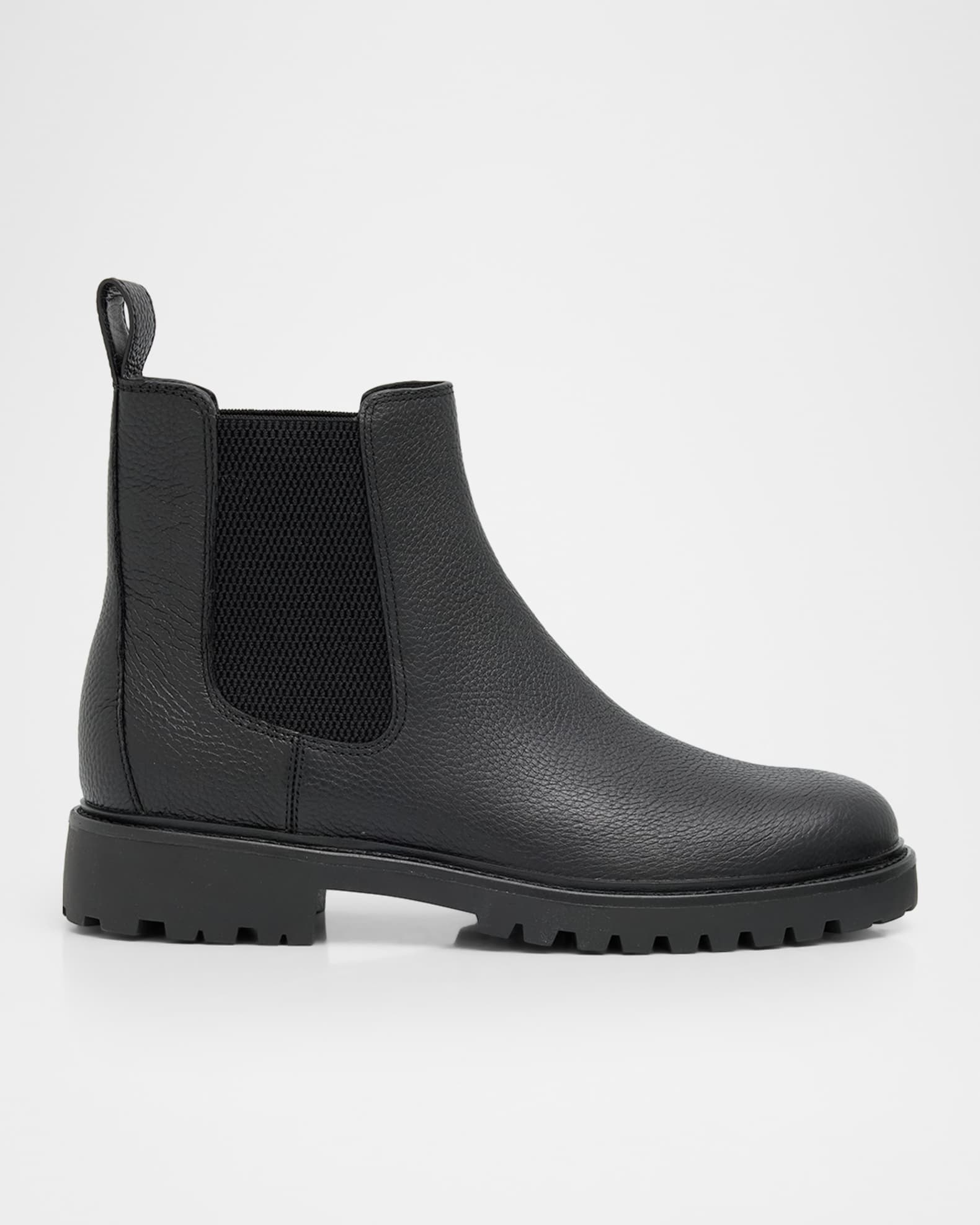 Vince Men's Dave Leather Chelsea Boots | Neiman Marcus