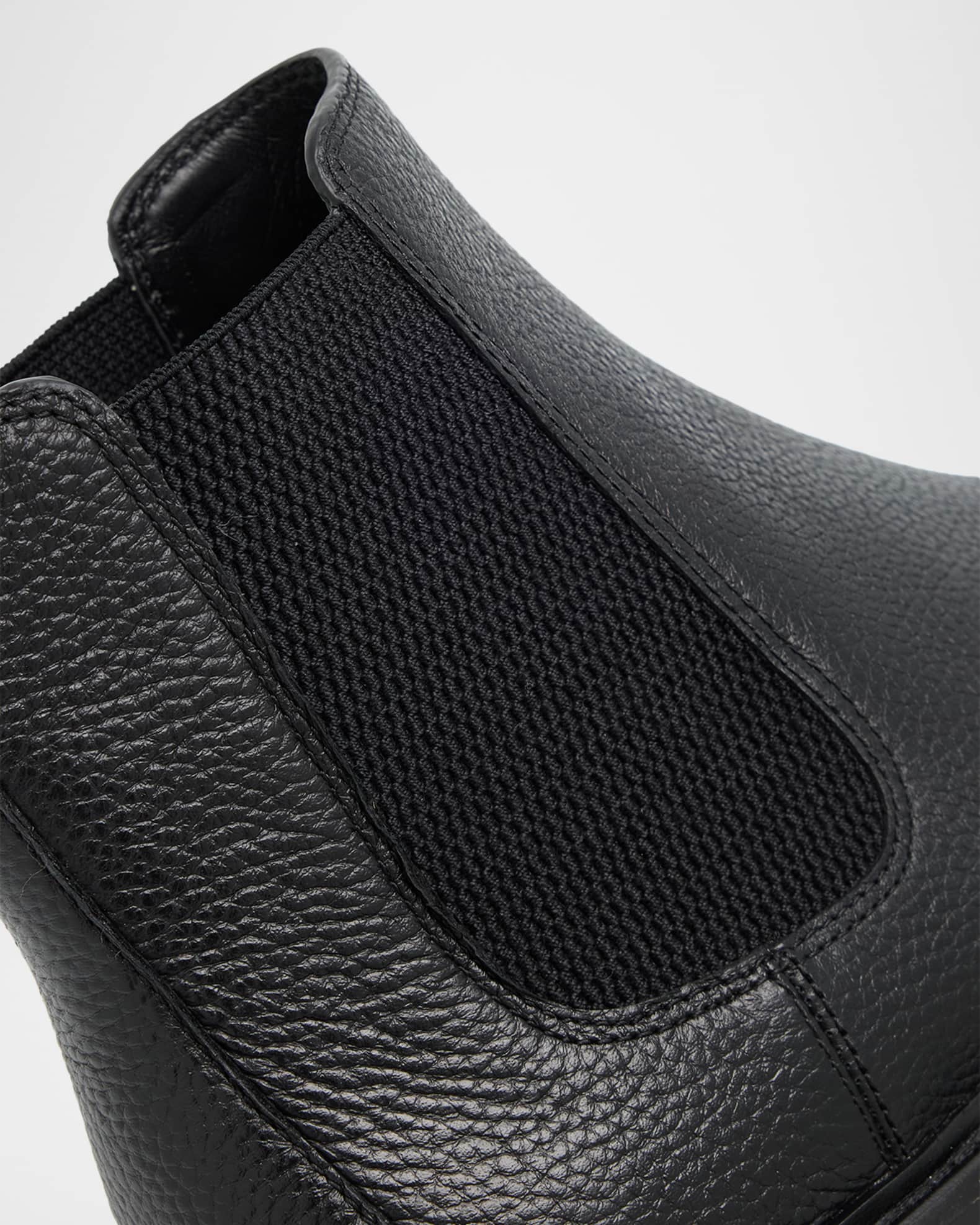 Vince Men's Dave Leather Chelsea Boots | Neiman Marcus
