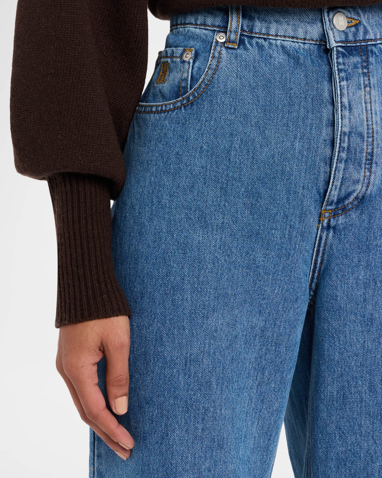 By Malene Birger Chicago High-Rise Organic Cotton Denim Jeans | Neiman ...