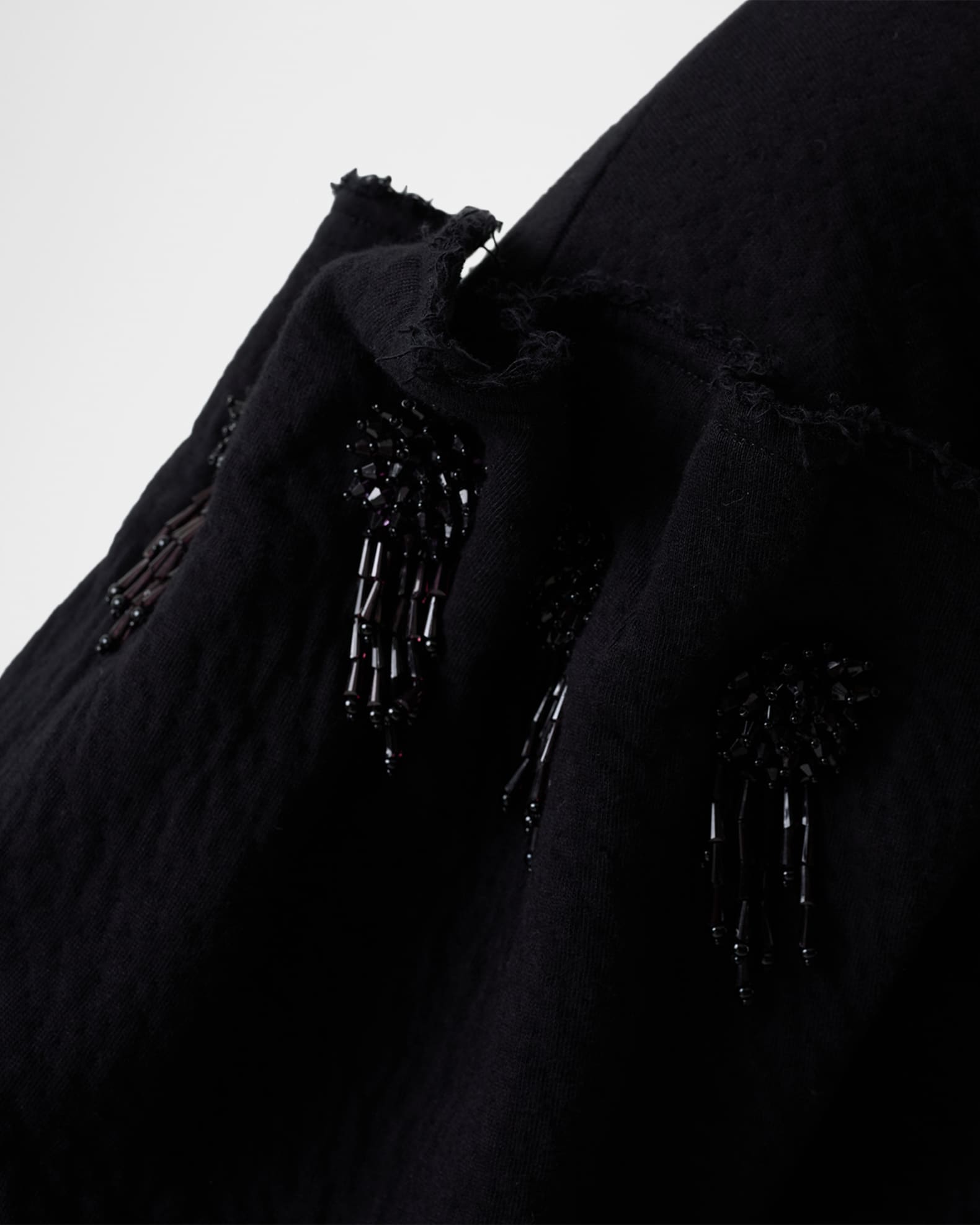 Akyn Studio Aylin Bead-Embellished Sweater | Neiman Marcus