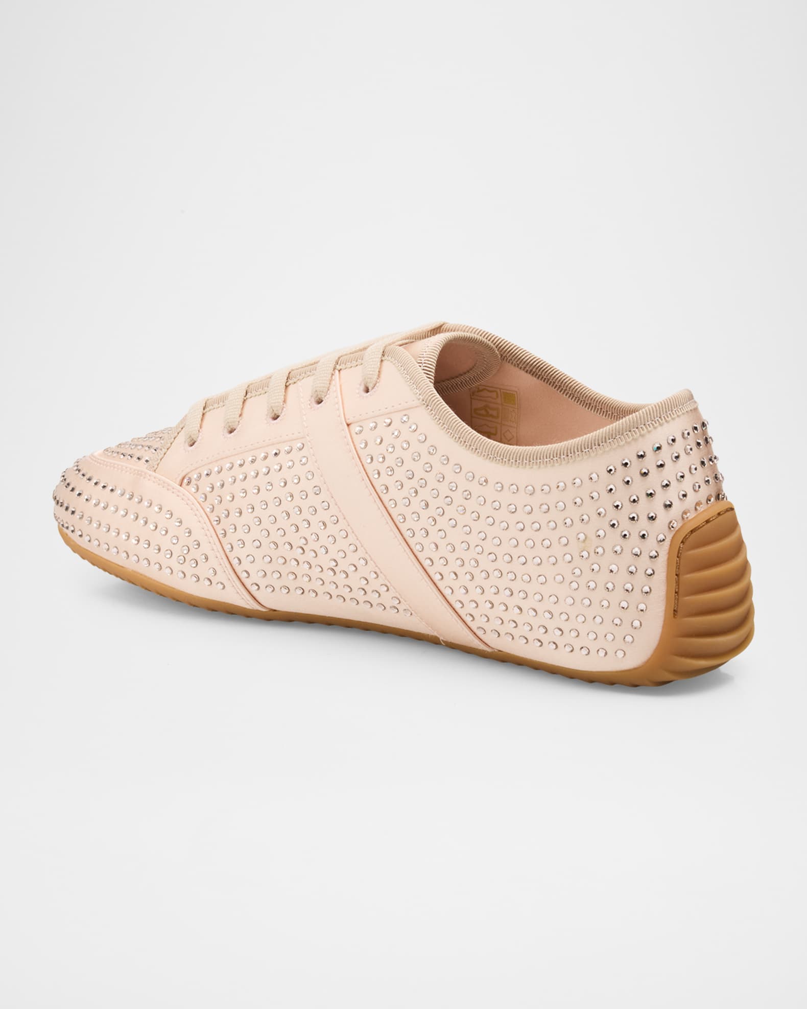 Givenchy Embellished Satin Slim Sneakers | Neiman Marcus