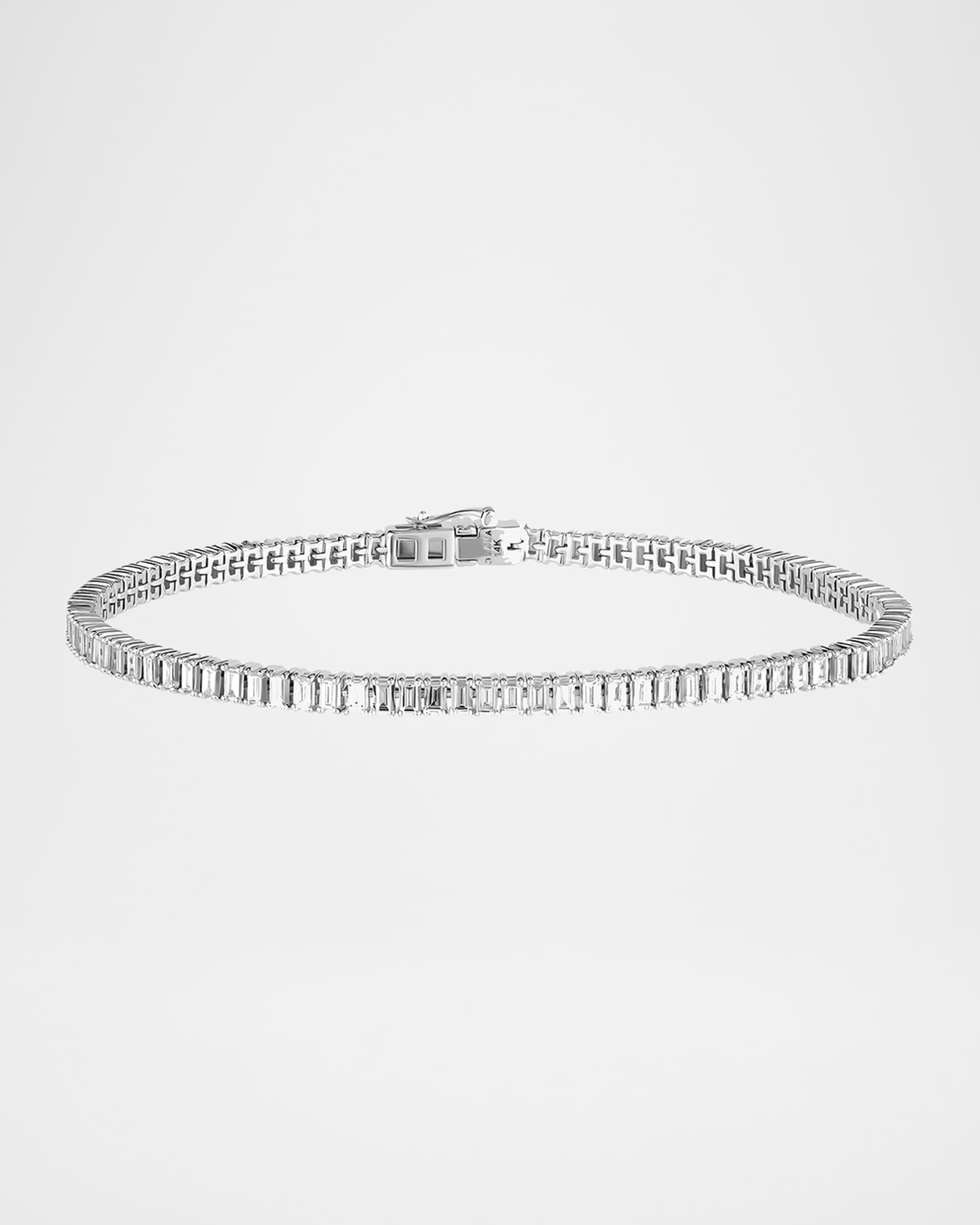 LANA Vertical Row Baguette Tennis Bracelet | Neiman Marcus