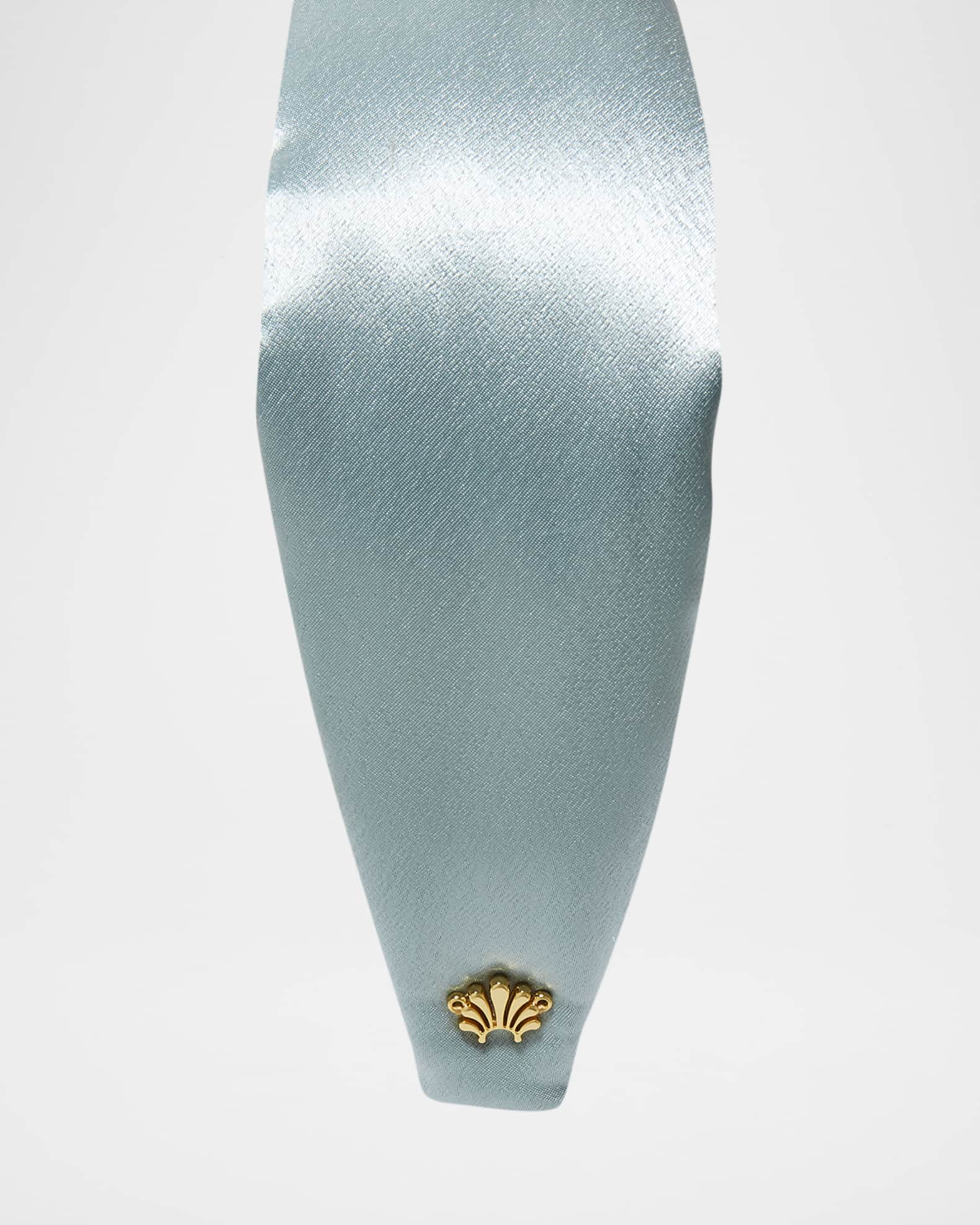 Lele Sadoughi Knotted Silk-Blend Headband | Neiman Marcus