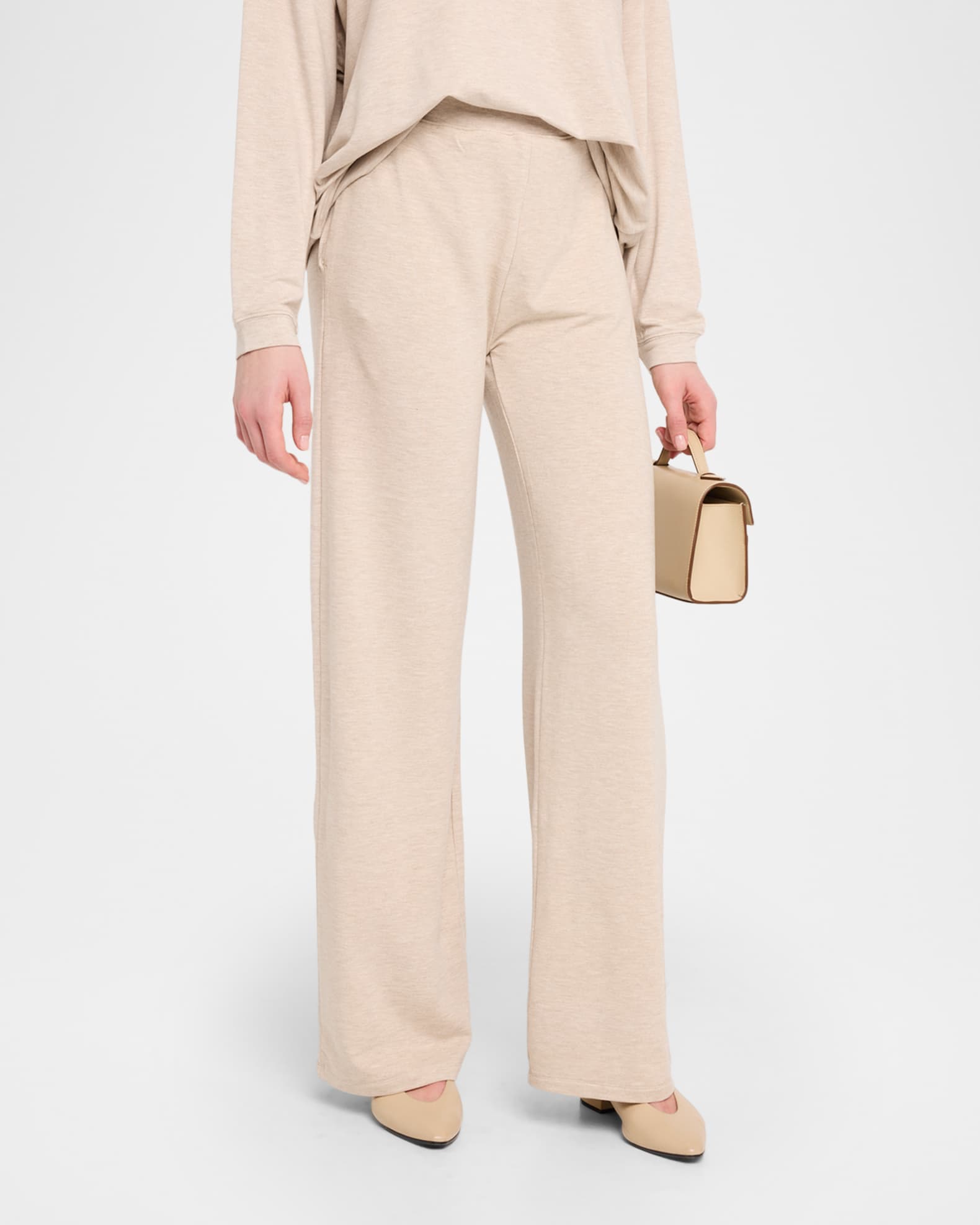 Majestic Filatures Wide-Leg French Terry Pants | Neiman Marcus